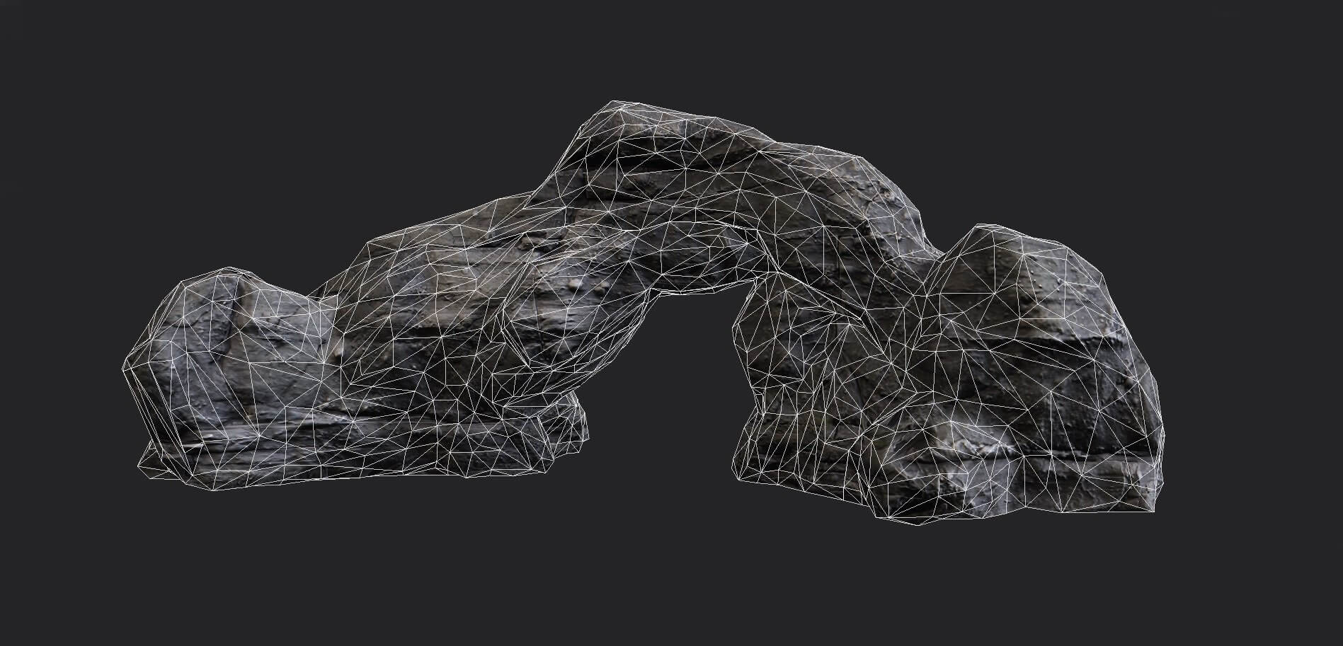 Rock Formation - 3D Model by Radju