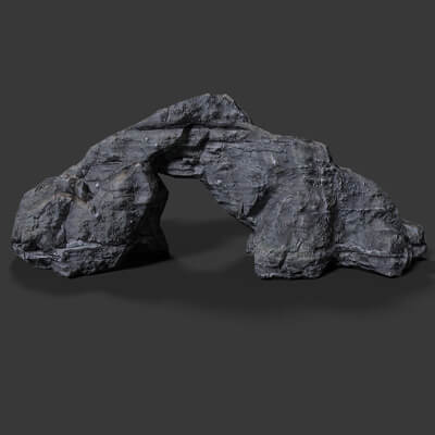 Rock Formation - 3D Model by Radju