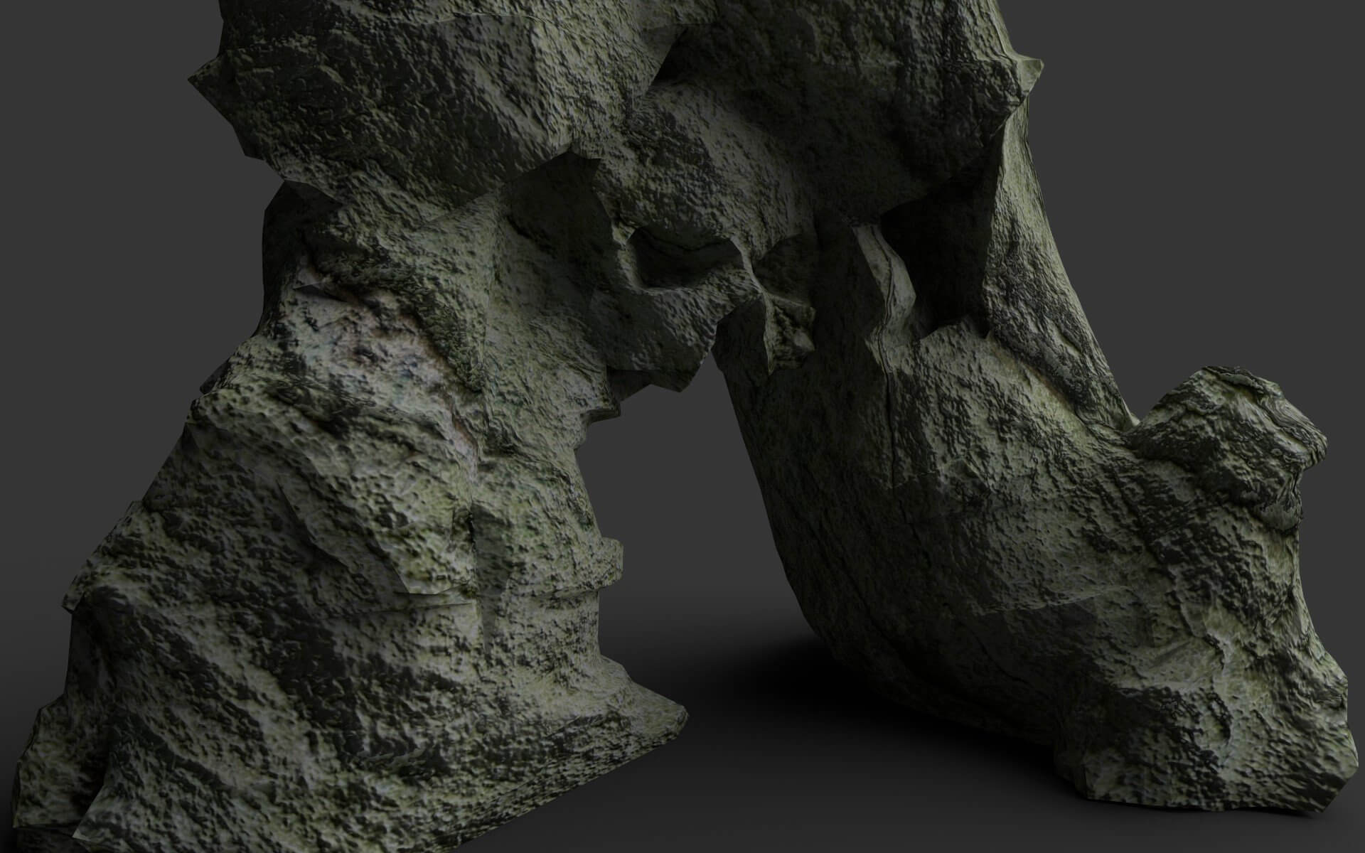 Skull Cave - 3D Model by Radju