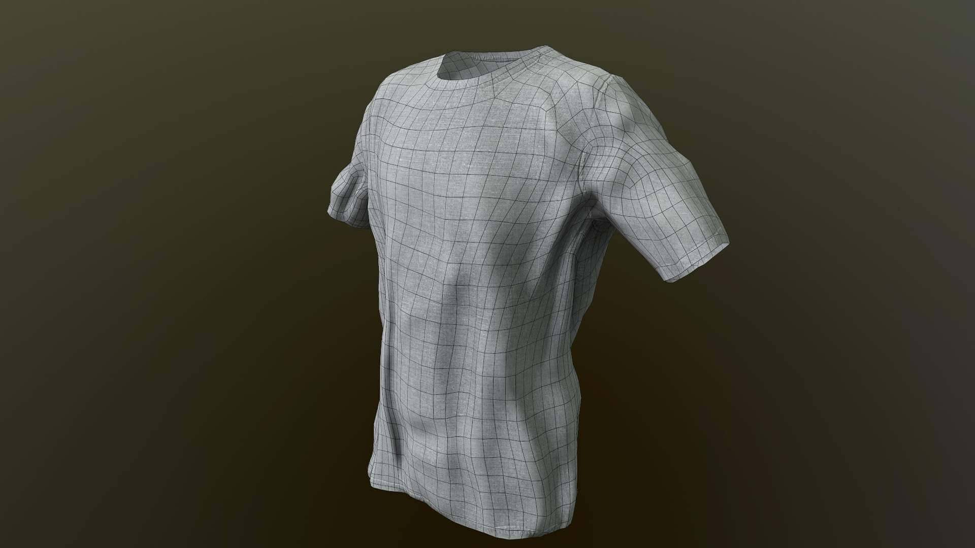 T-Shirt 3D Model by Radju