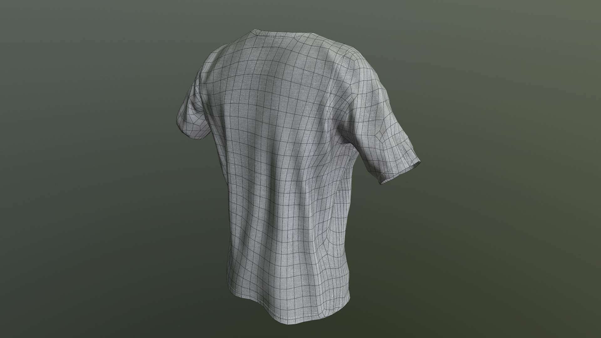 T-Shirt 3D Model by Radju
