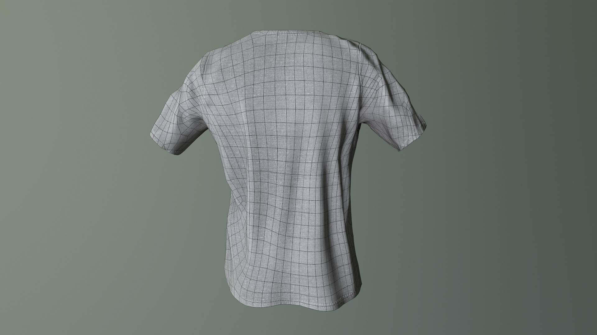 T-Shirt 3D Model by Radju