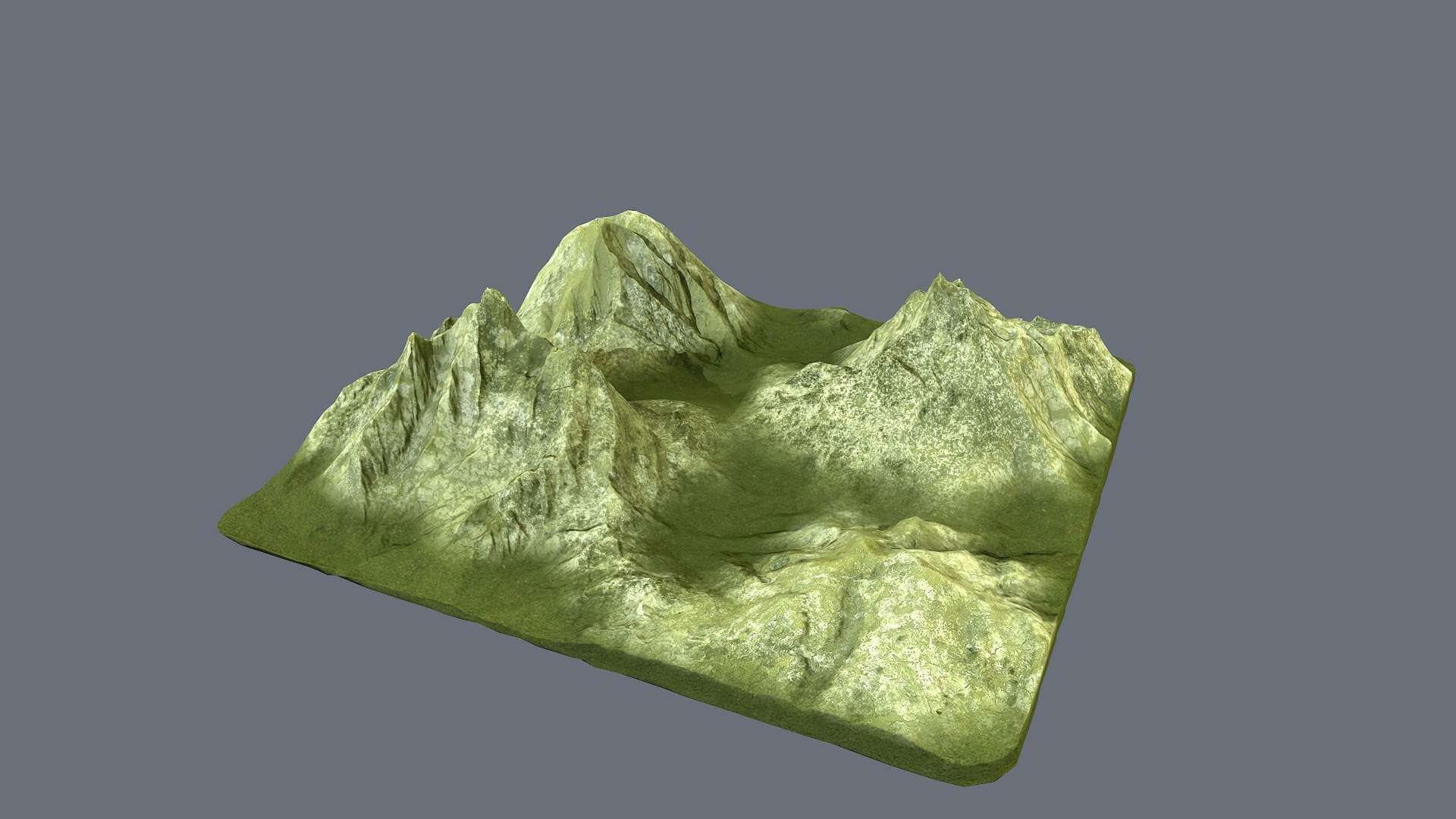 Valley - 3D Model by Radju