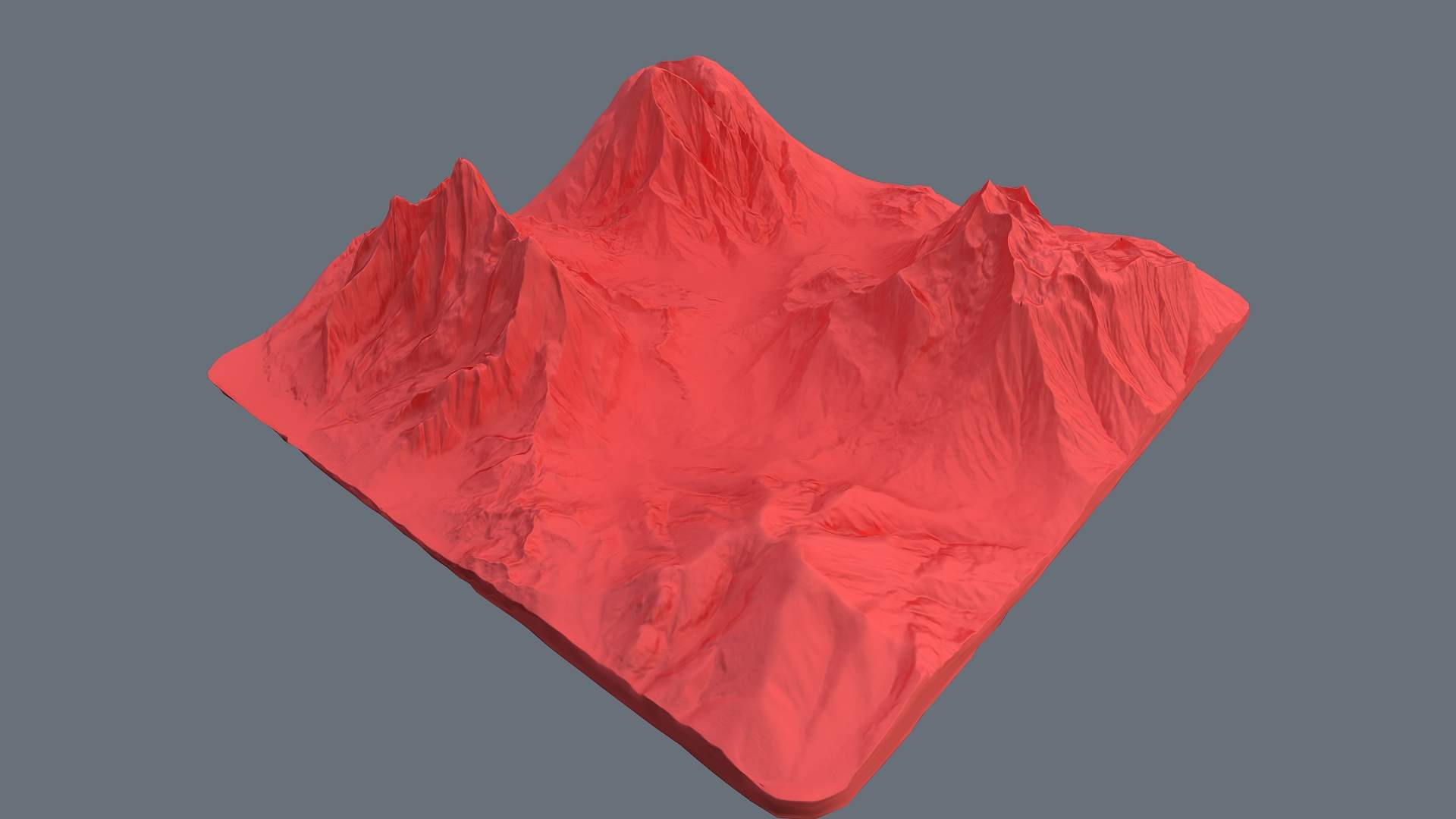 Valley - 3D Model by Radju