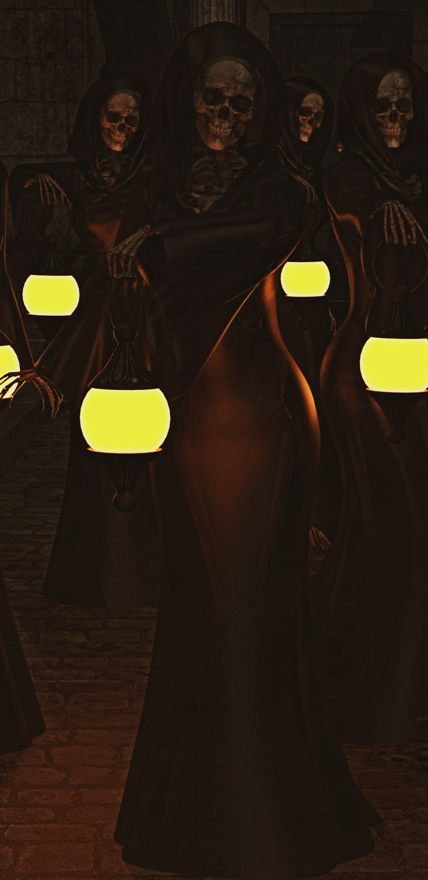 6 Sisters 3D Desktop HD Wallpaper