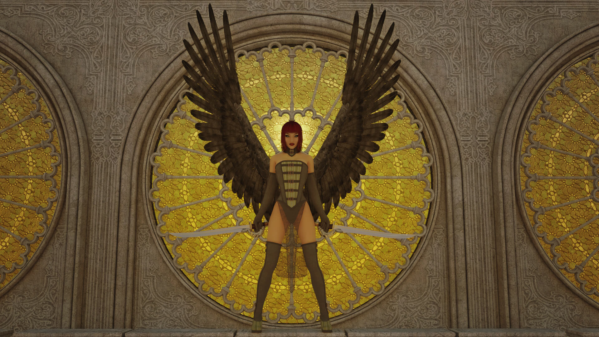 Blade Angel by Radkres | RenderHub Wallpapers