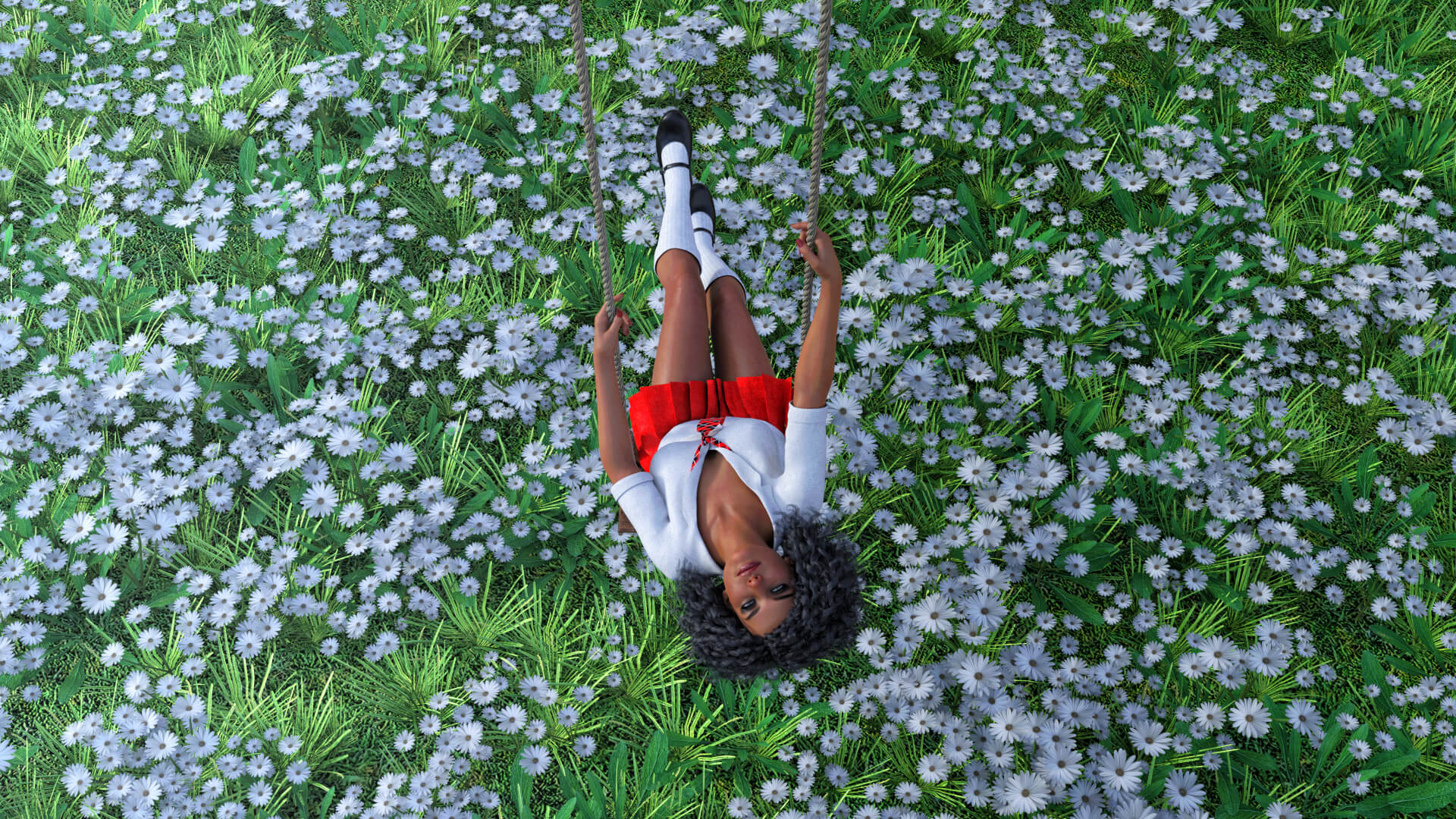 Just a Swangin 3D Wallpaper by Radkres | RenderHub Wallpapers