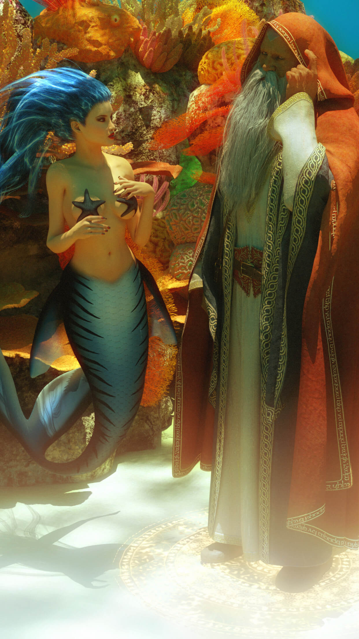 Lost Wizard 3D Desktop HD Wallpaper