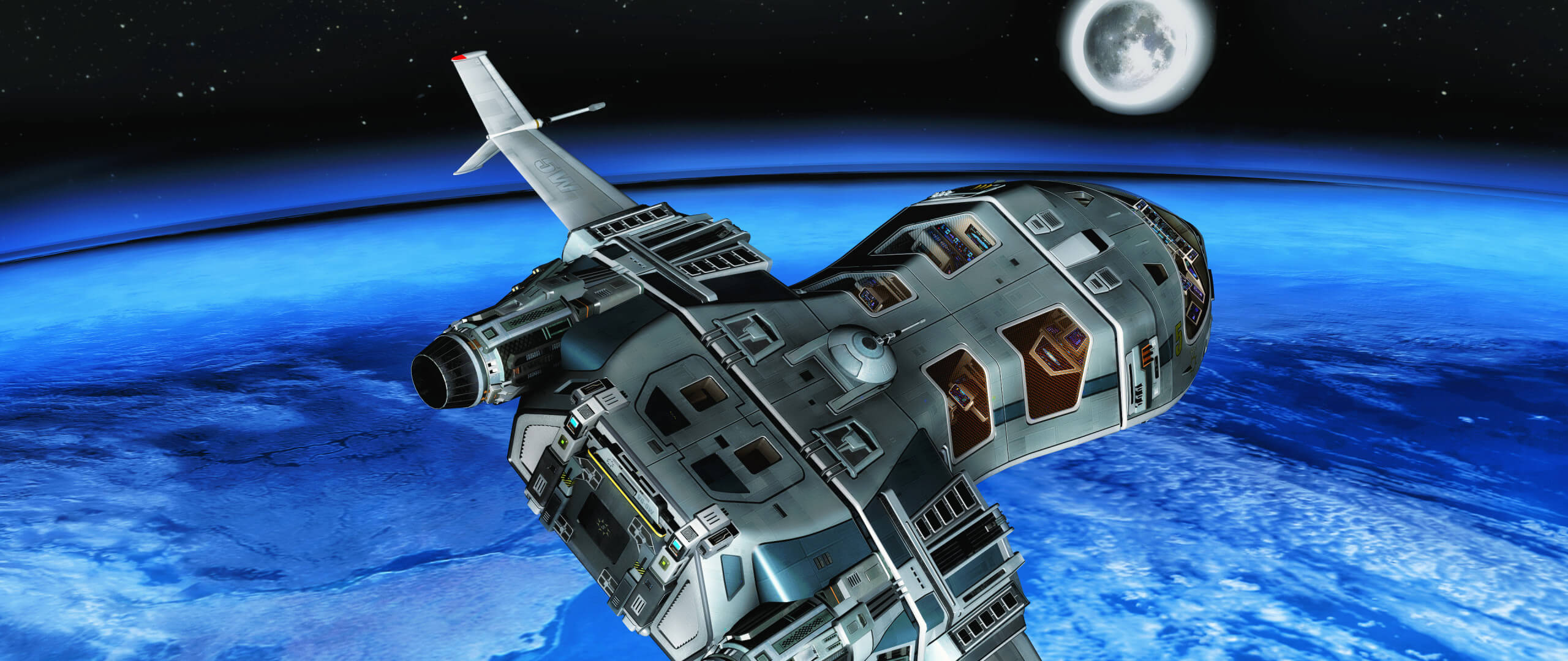Luna 5 3D Desktop HD Wallpaper