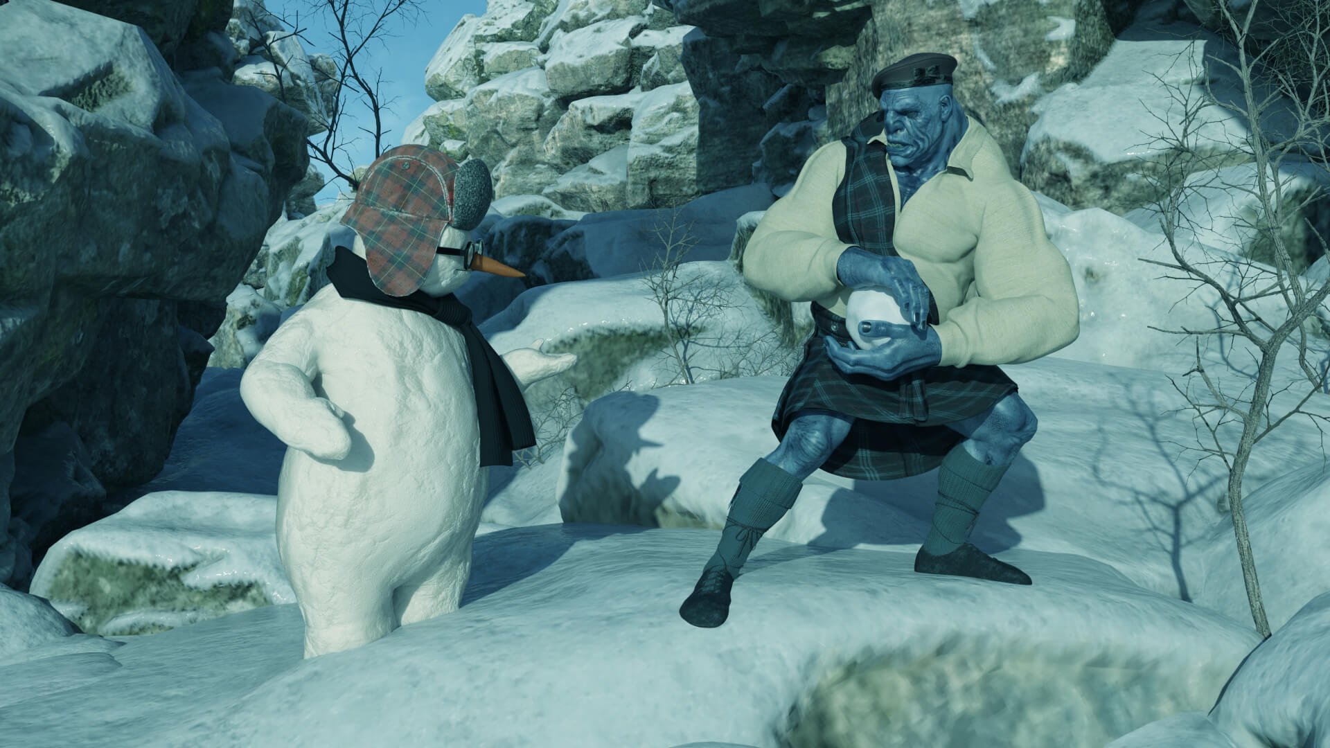 Snowball by Radkres | RenderHub Wallpapers