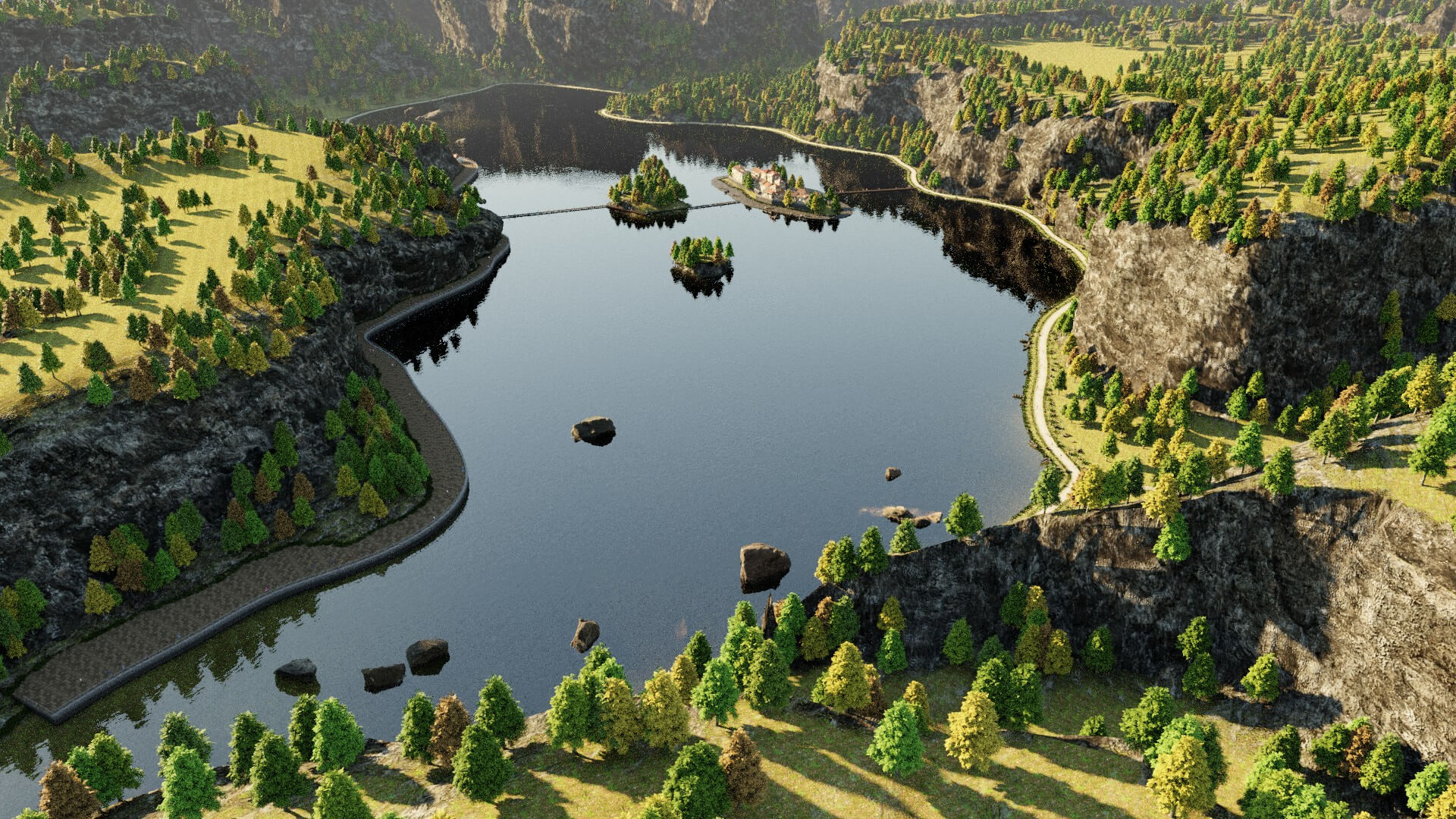 A Trip To The Lake - 3D Model by raffyraffy