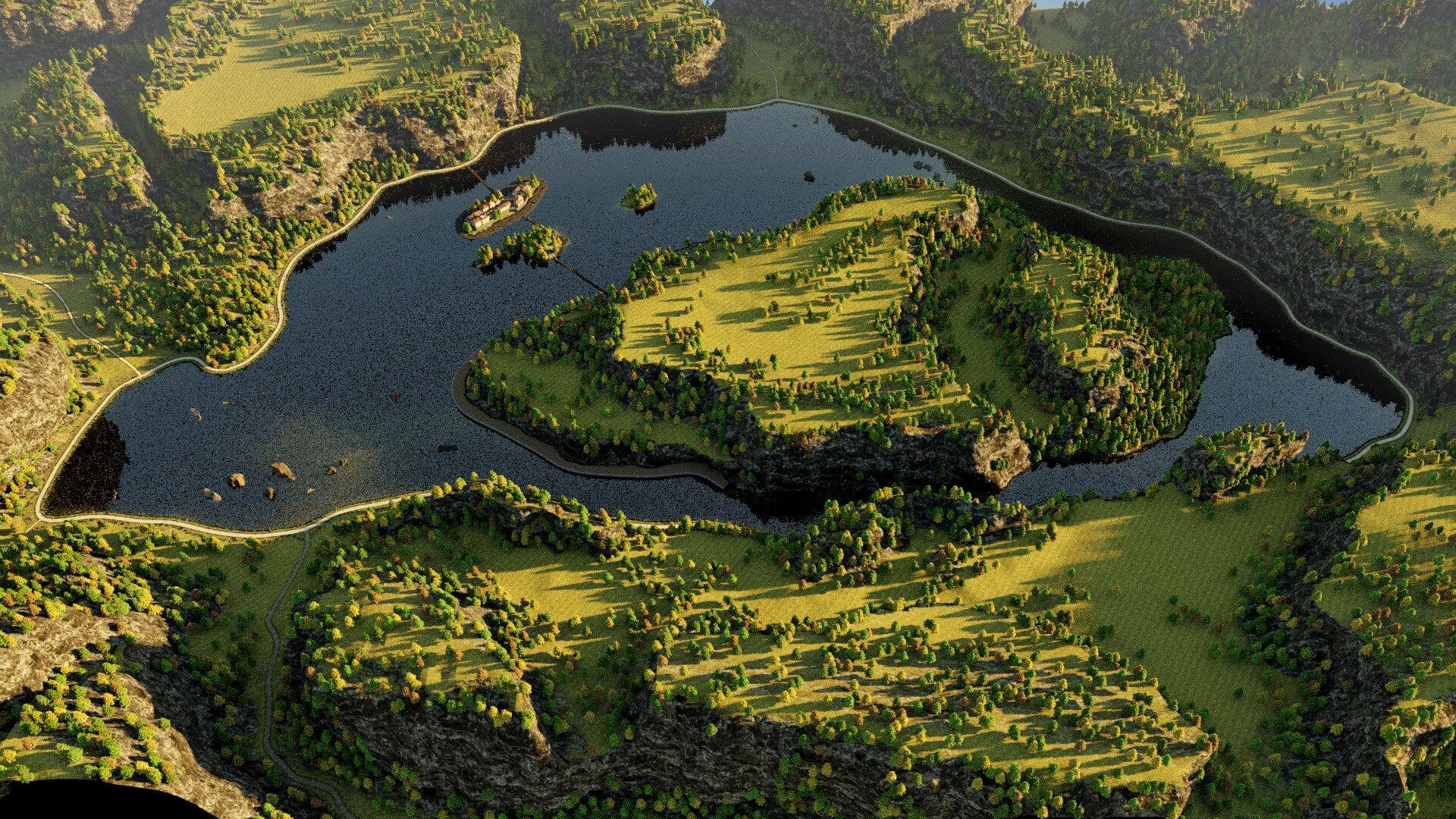 A Trip To The Lake - 3D Model by raffyraffy