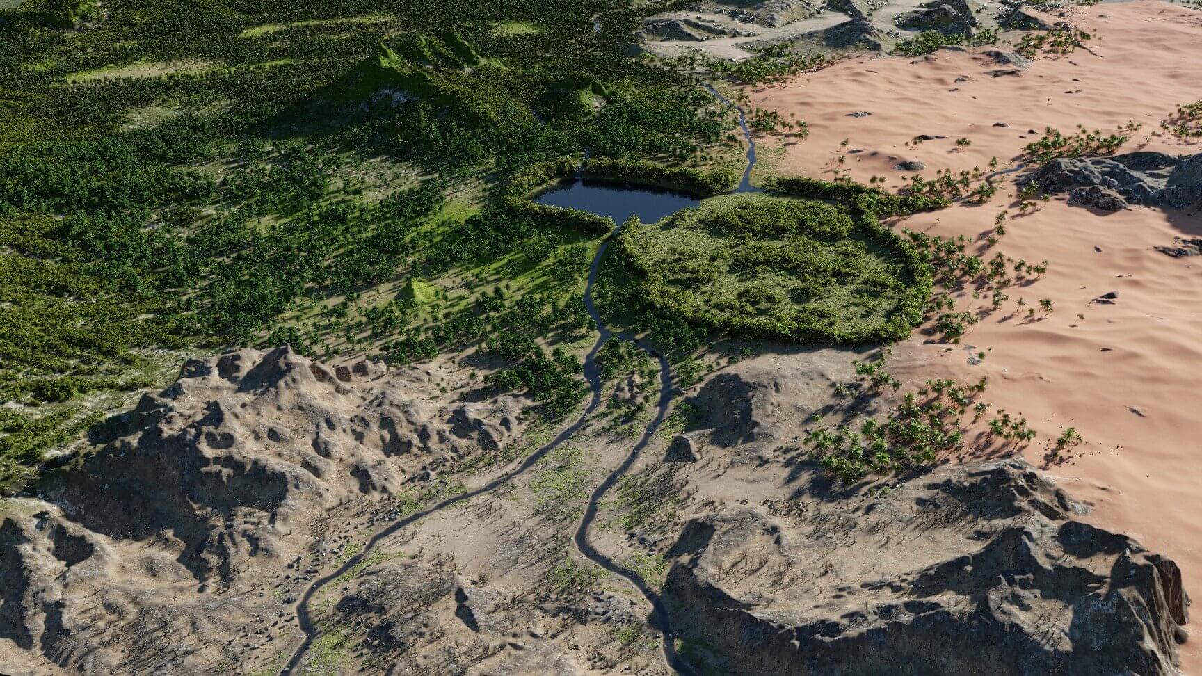 Biomes - The Garden 3D Model by raffyraffy