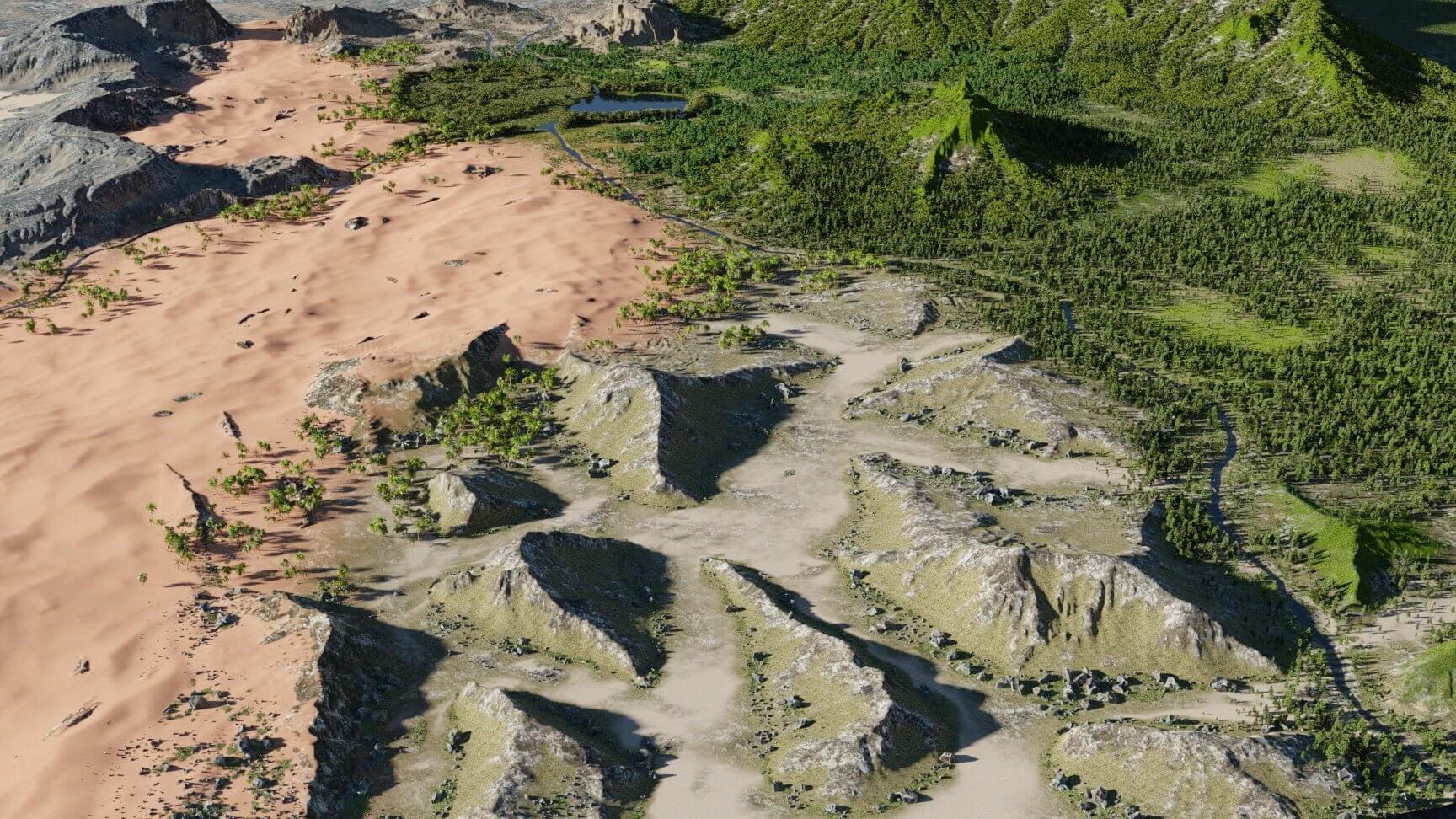 Biomes - The Garden 3D Model by raffyraffy