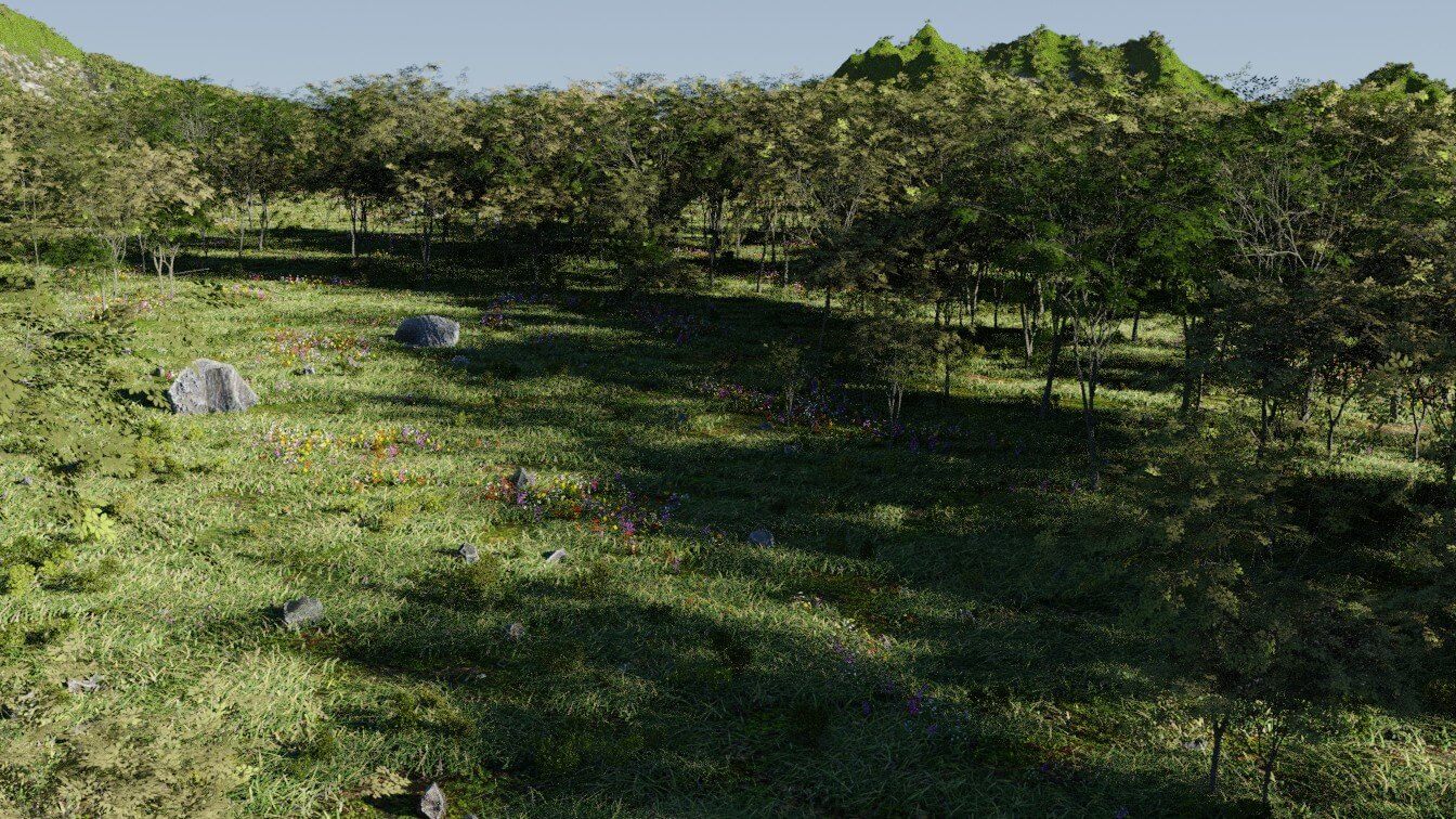 Biomes - The Garden 3D Model by raffyraffy