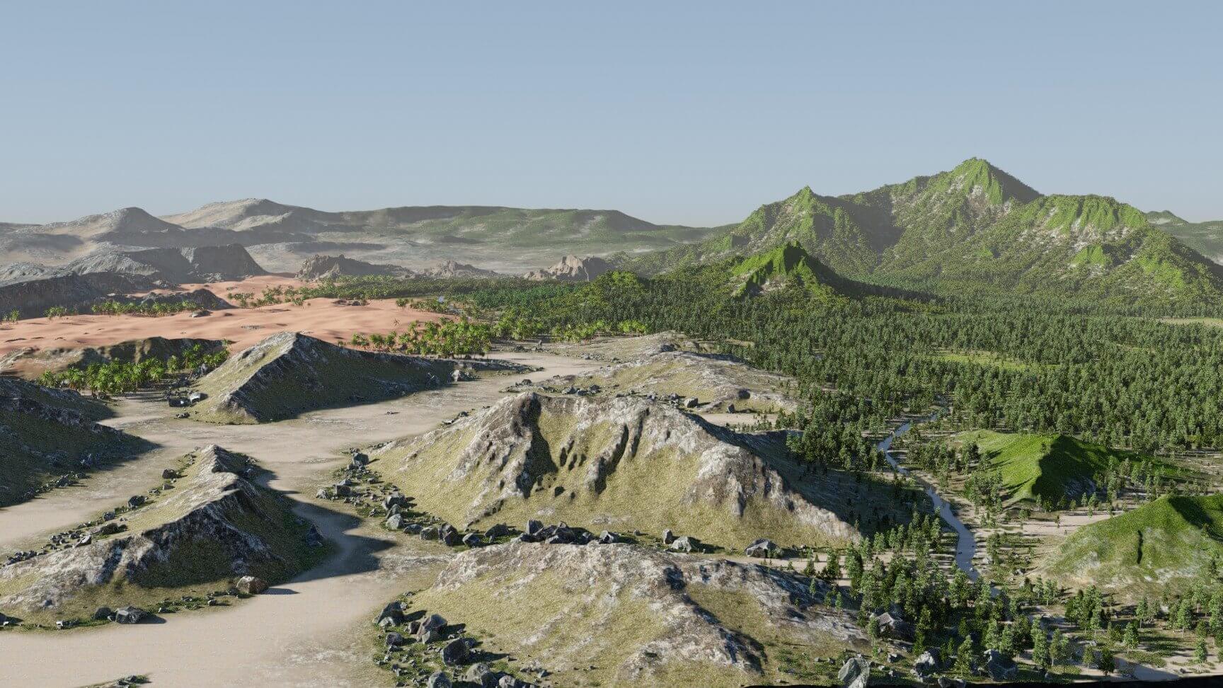 Biomes - The Garden 3D Model by raffyraffy