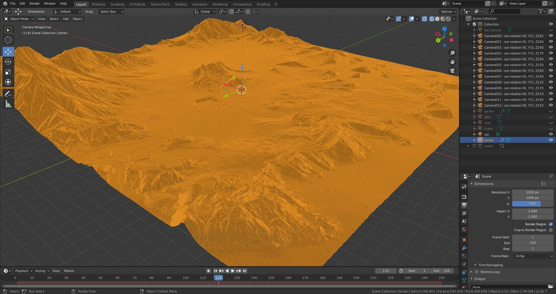 Biomes - The Garden 3D Model by raffyraffy