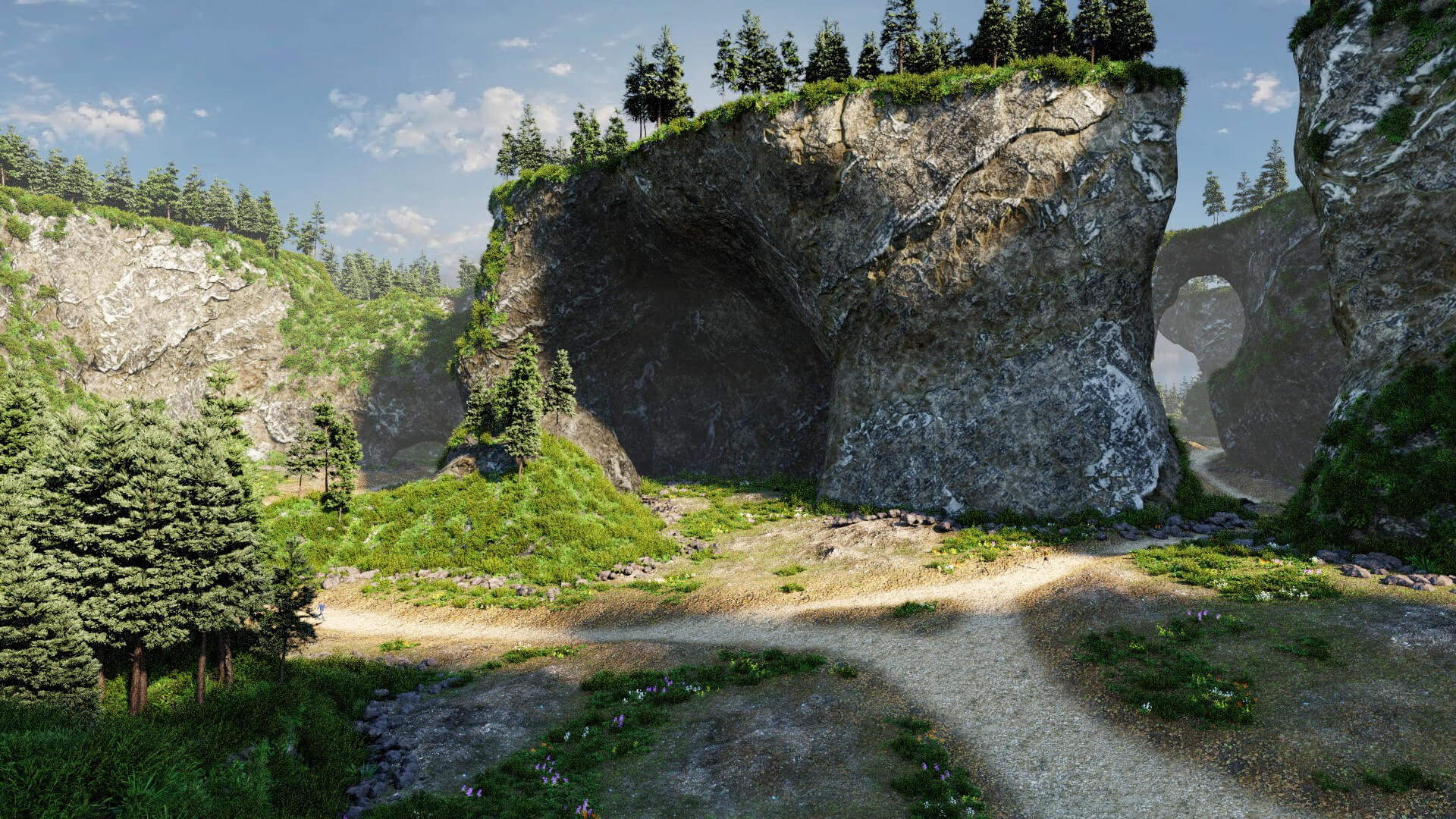 Crossing The Caves - 3D Model by raffyraffy