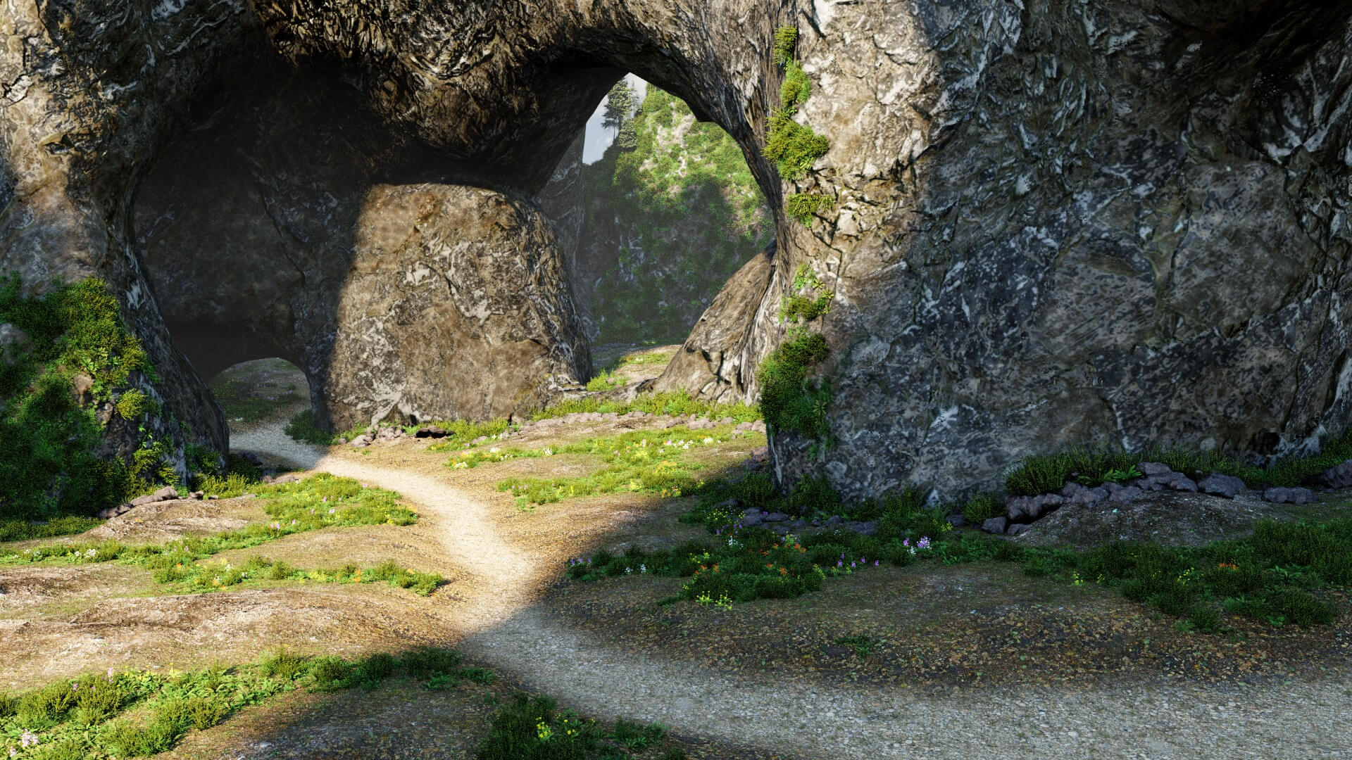 Crossing The Caves - 3D Model by raffyraffy