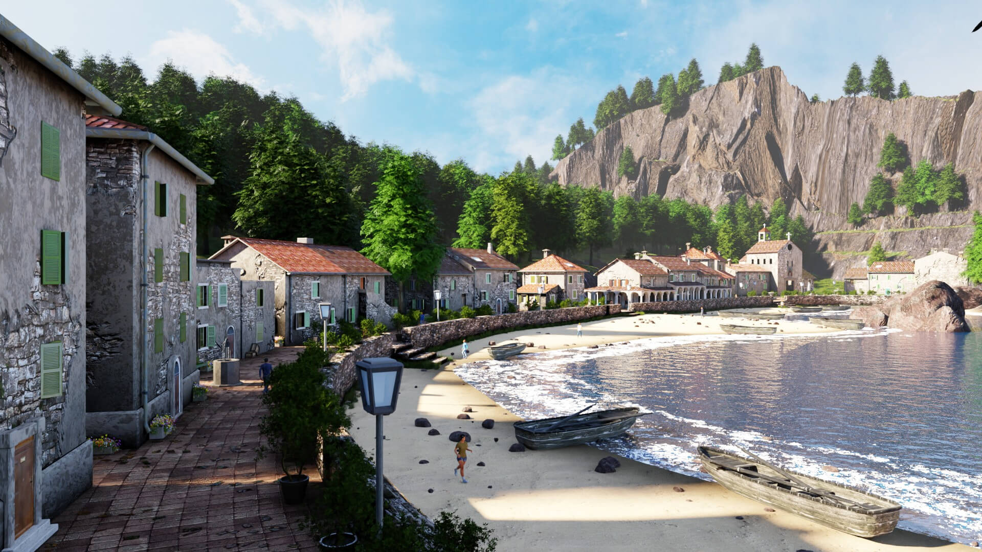 Fishermen Village - 3D Model by raffyraffy
