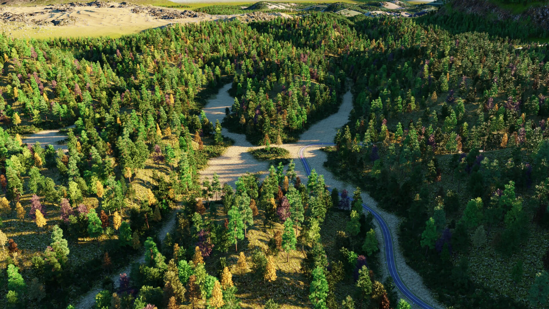 Four Biomes - 3D Model by raffyraffy