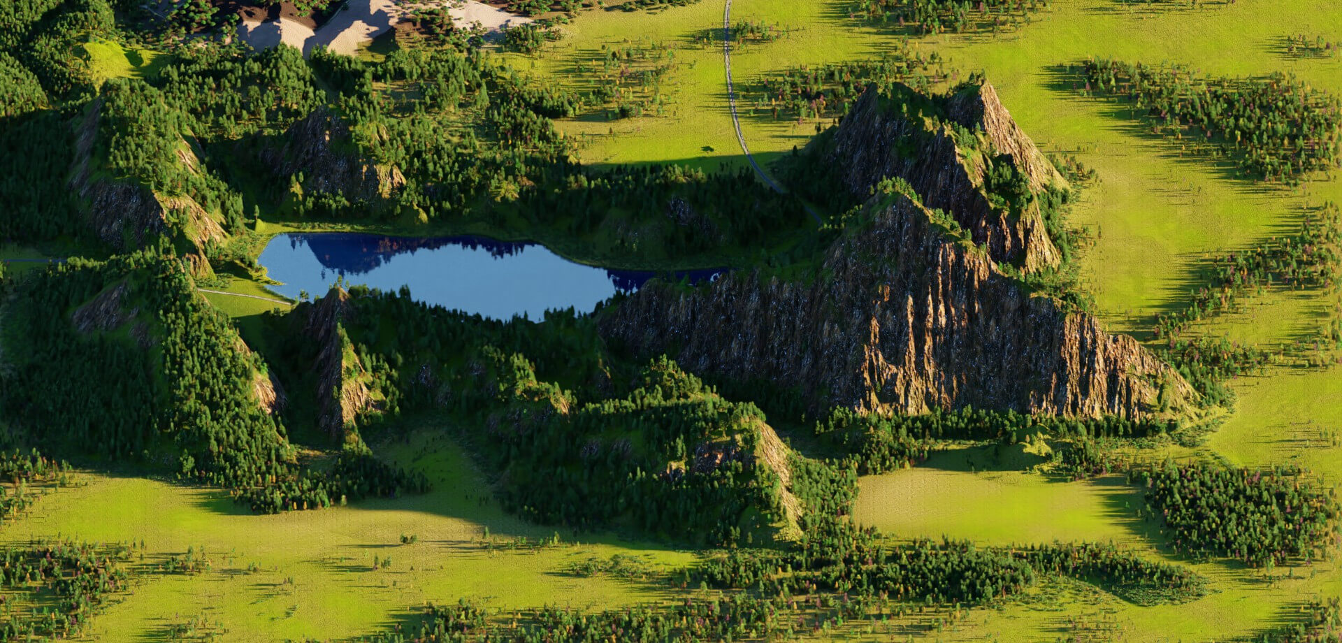 Four Biomes - 3D Model by raffyraffy