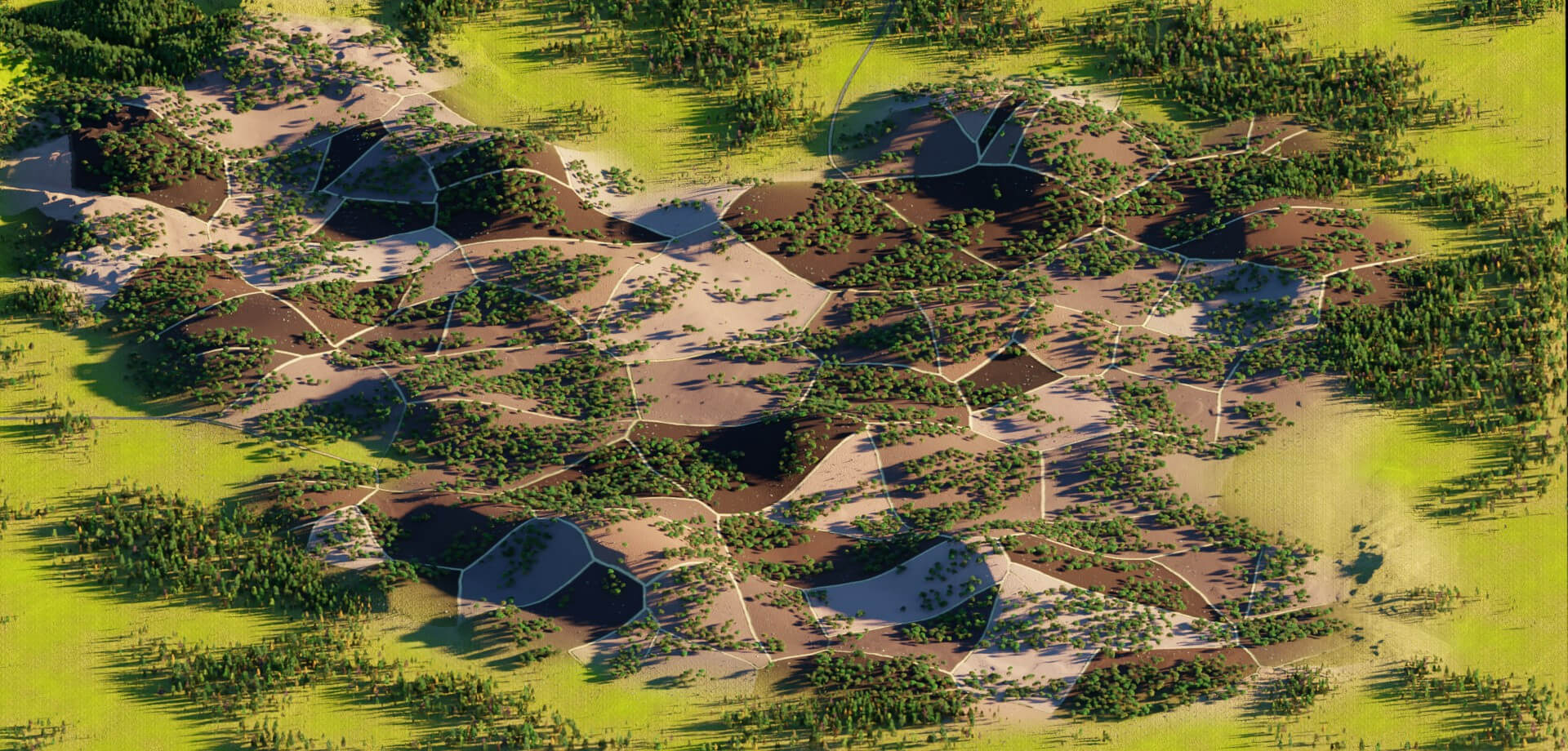 Four Biomes - 3D Model by raffyraffy