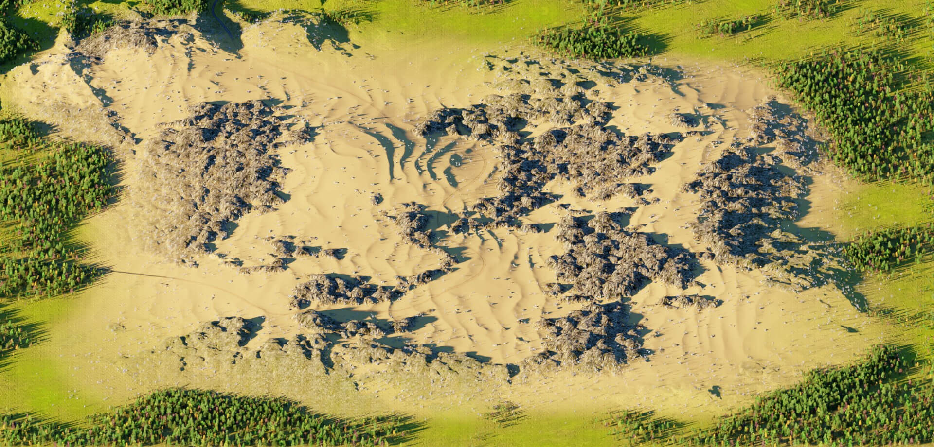 Four Biomes - 3D Model by raffyraffy