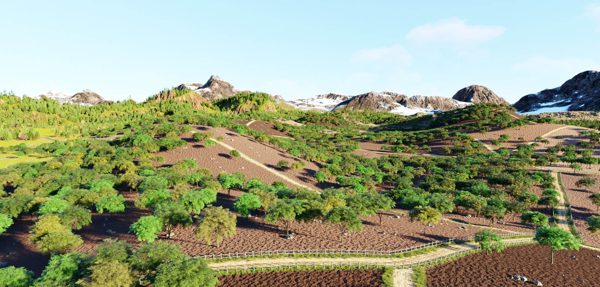 Four Biomes - 3D Model by raffyraffy