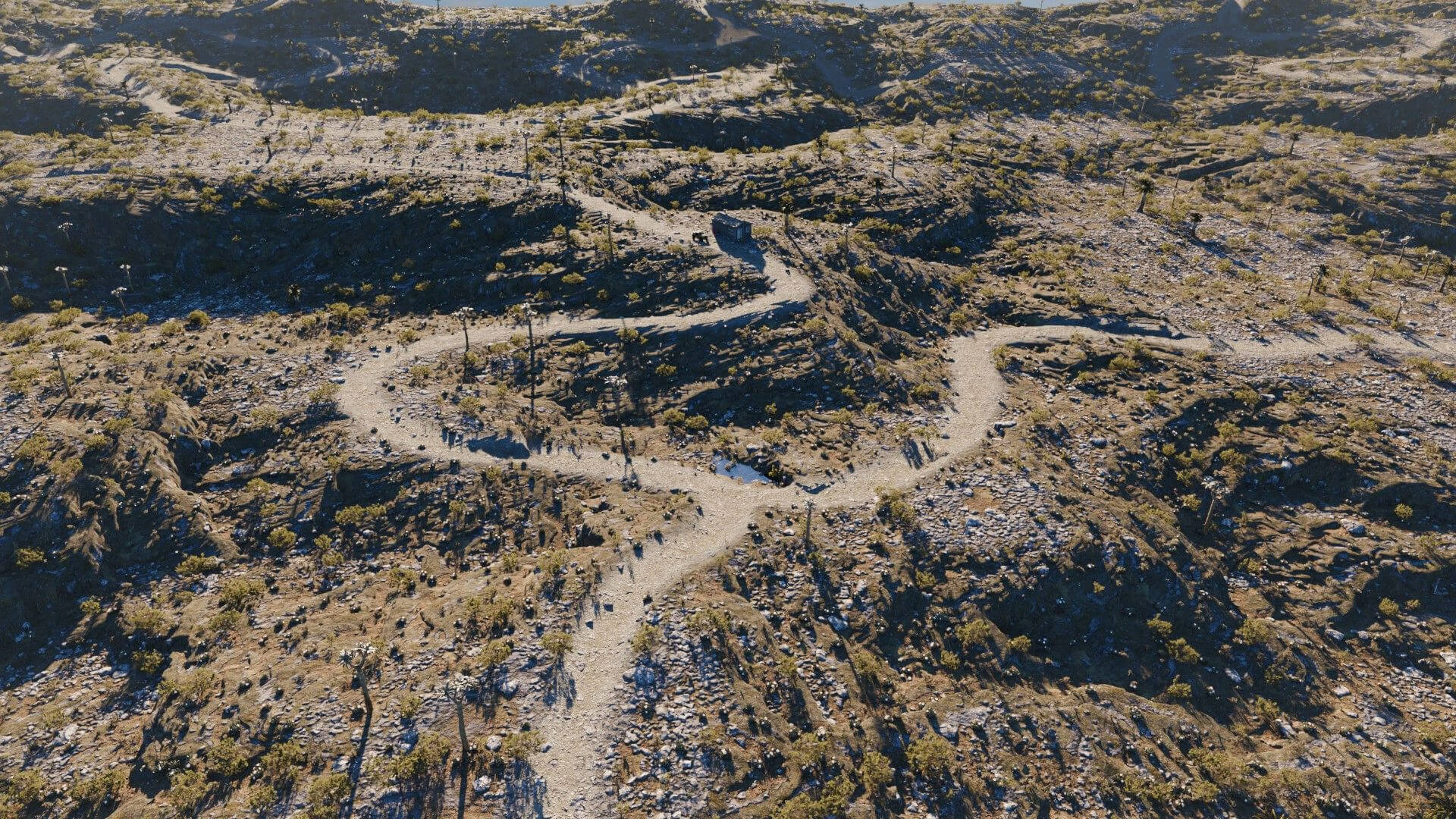 Arid Rocky Path 3D Render, Digital Art by raffyraffy
