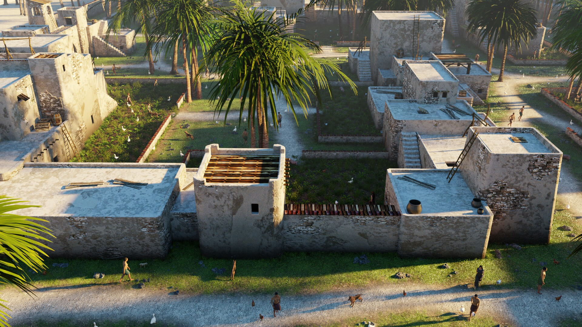 Desert village 3D Render, Digital Art by raffyraffy