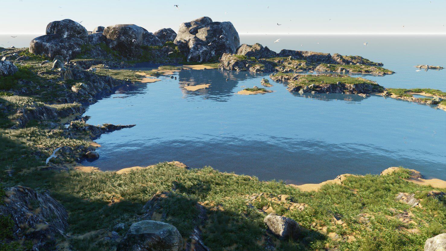 Grassy Bay - 3D Model by raffyraffy