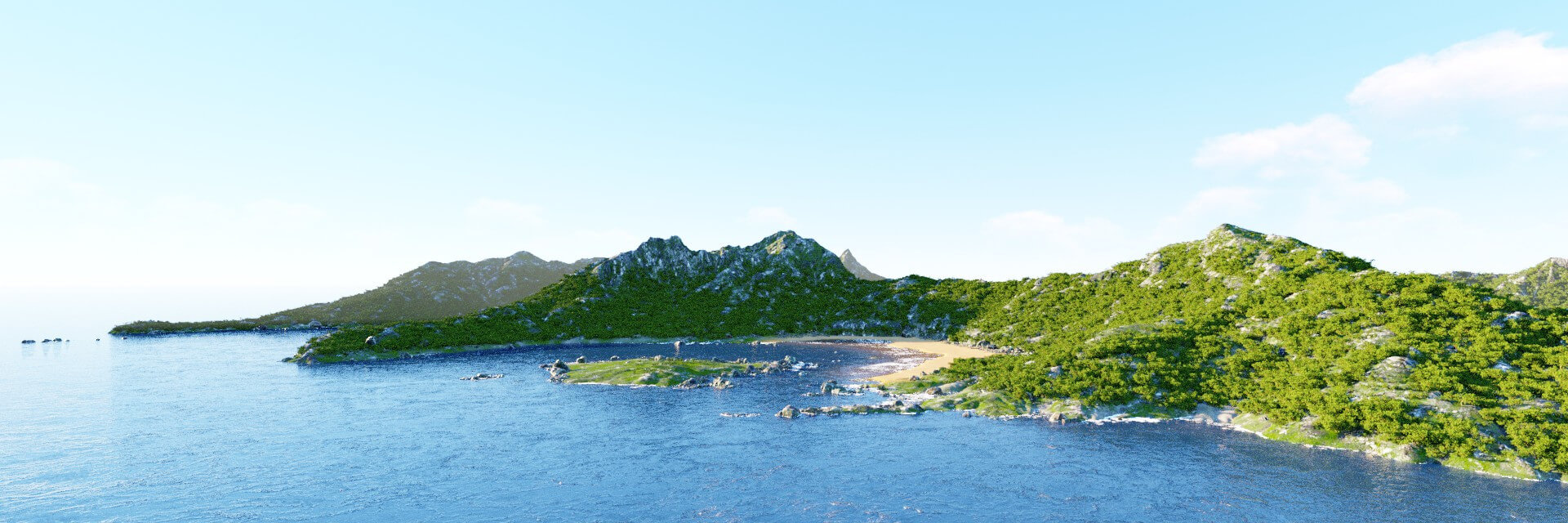 Habitable Island - 3D Model by raffyraffy