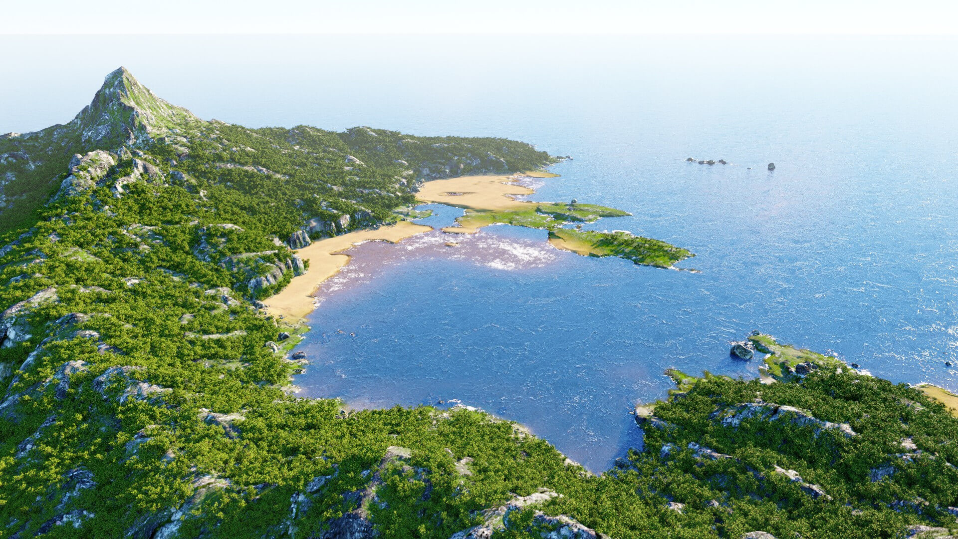 Habitable Island - 3D Model by raffyraffy