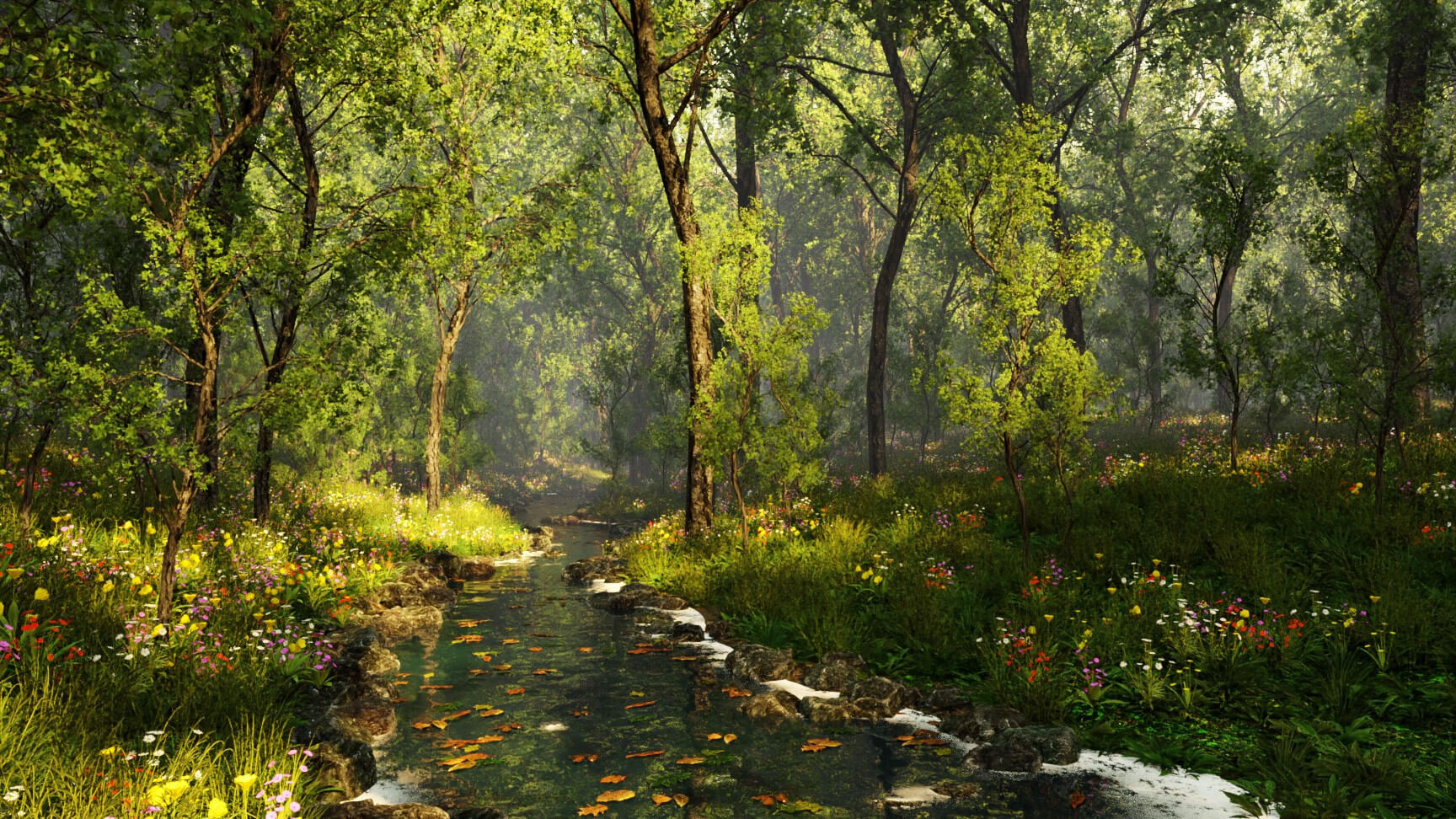 Mystic Brook - 3D Model by raffyraffy