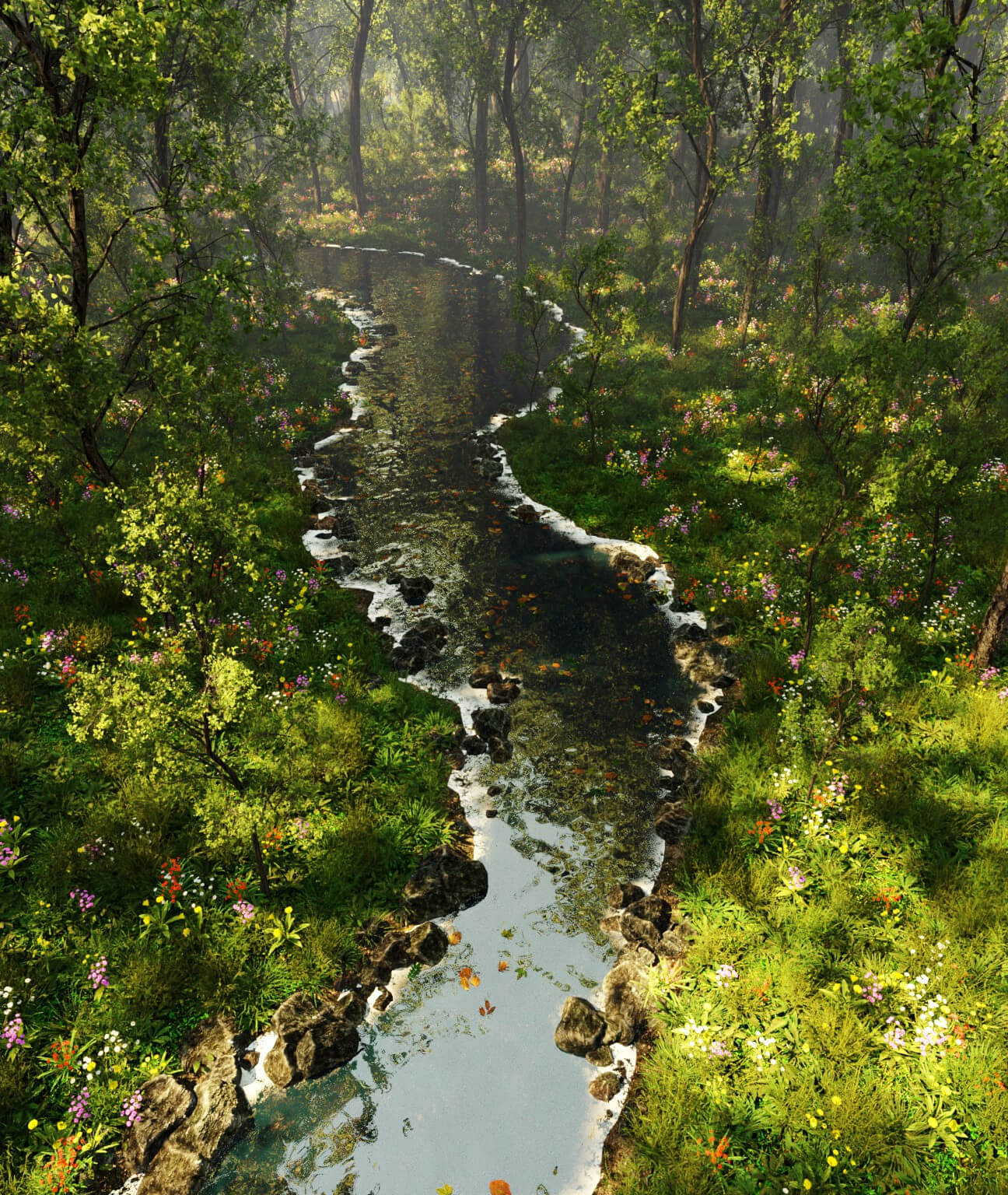 Mystic Brook - 3D Model by raffyraffy
