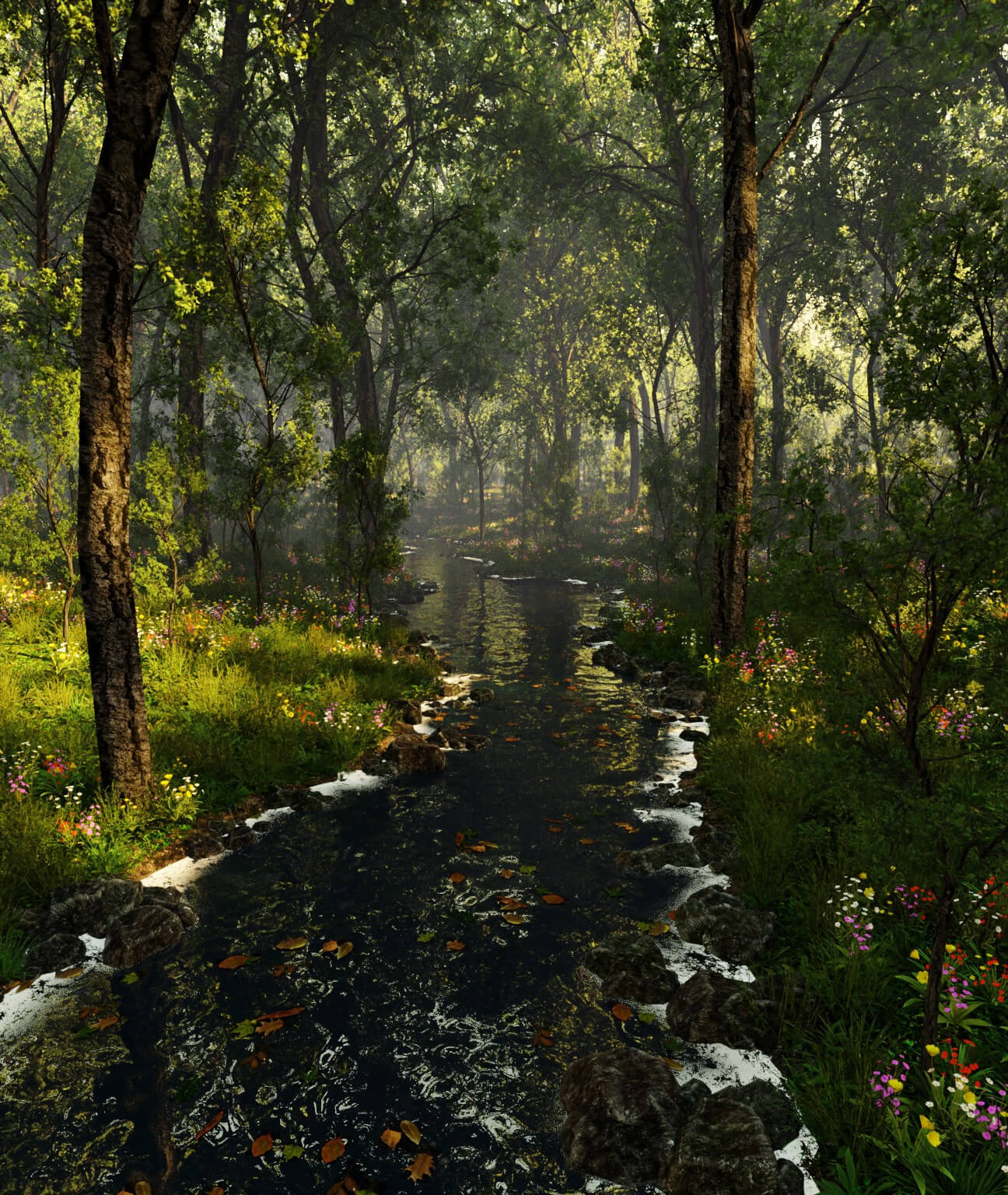 Mystic Brook - 3D Model by raffyraffy
