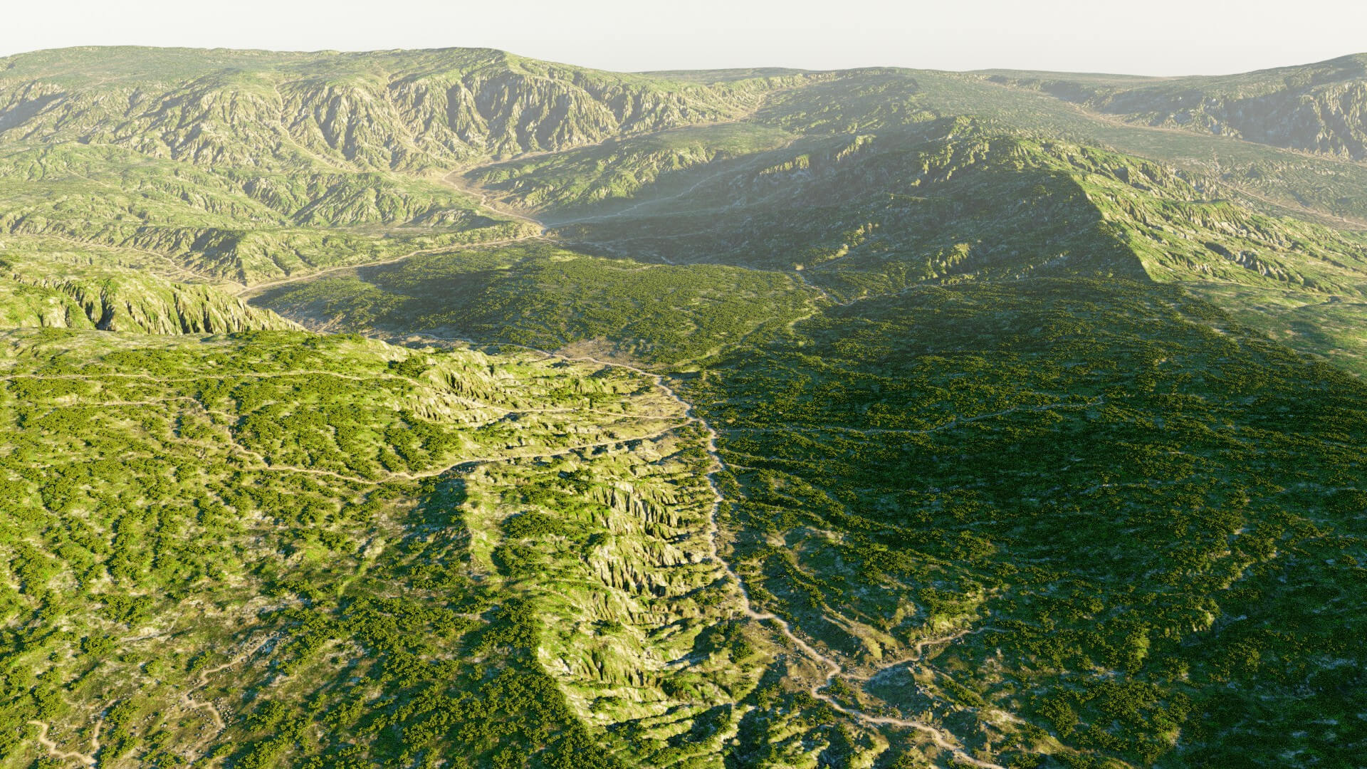 Panorama and Trails - 3D Model by raffyraffy