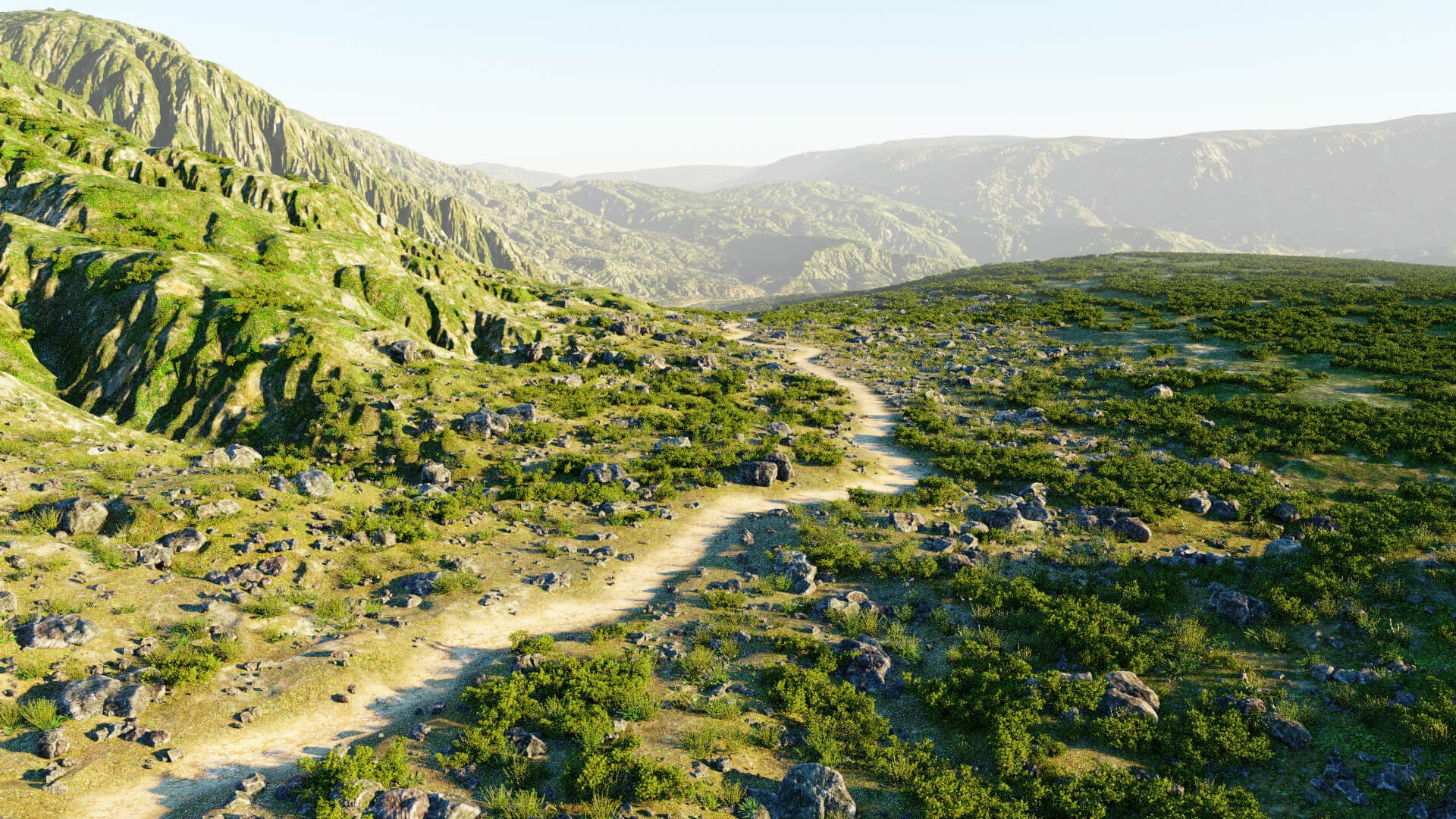 Panorama and Trails - 3D Model by raffyraffy