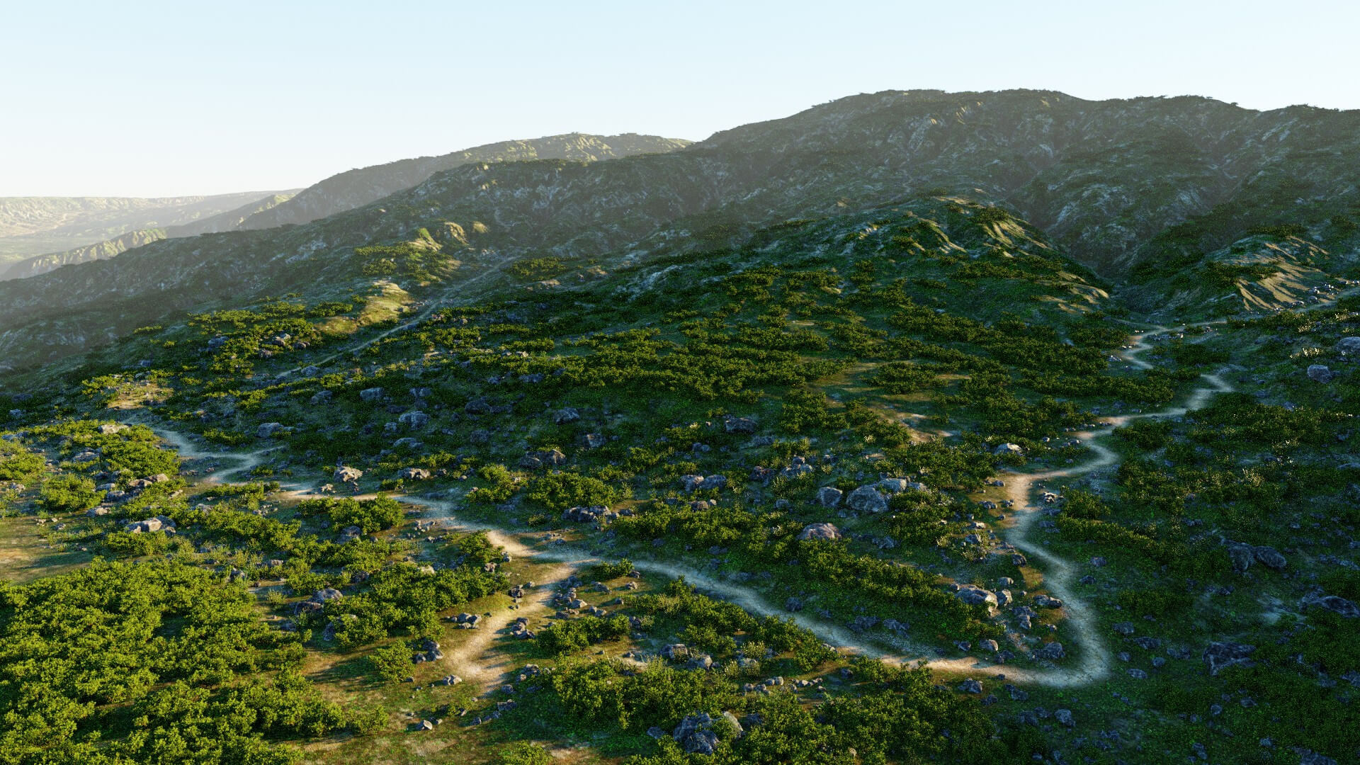 Panorama and Trails - 3D Model by raffyraffy