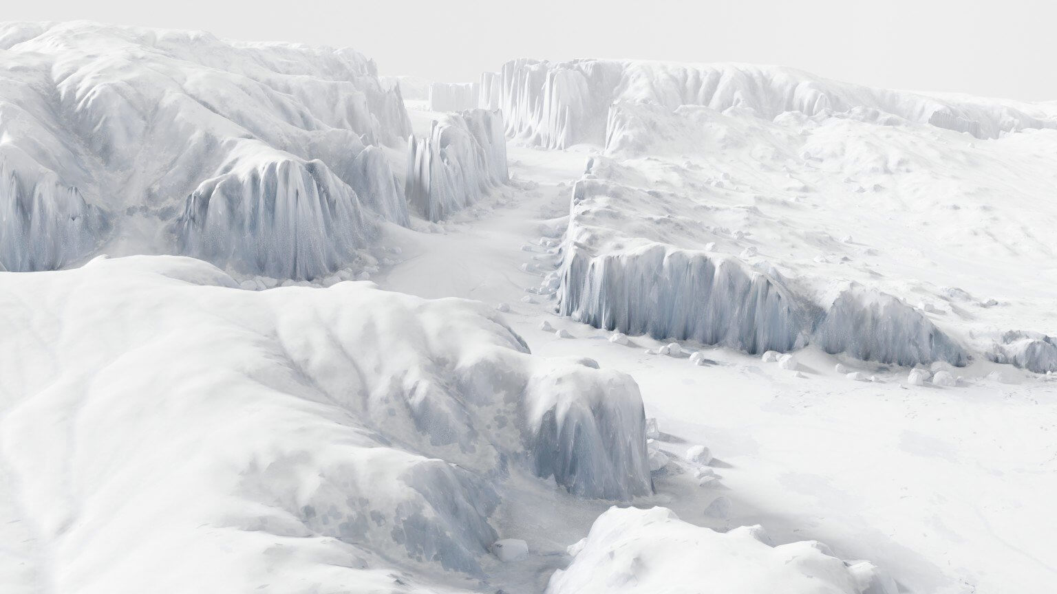 Polar Pack Ice - 3D Model by raffyraffy