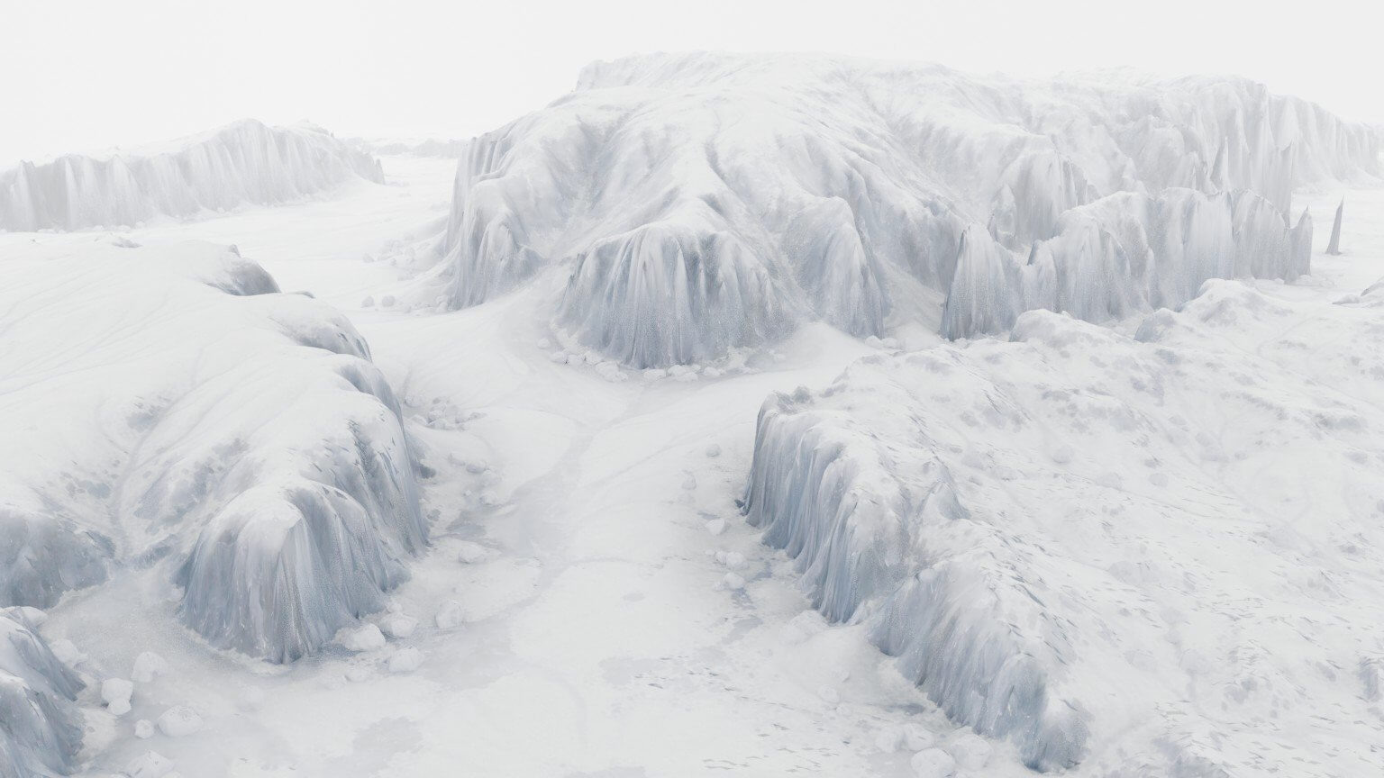 Polar Pack Ice - 3D Model by raffyraffy