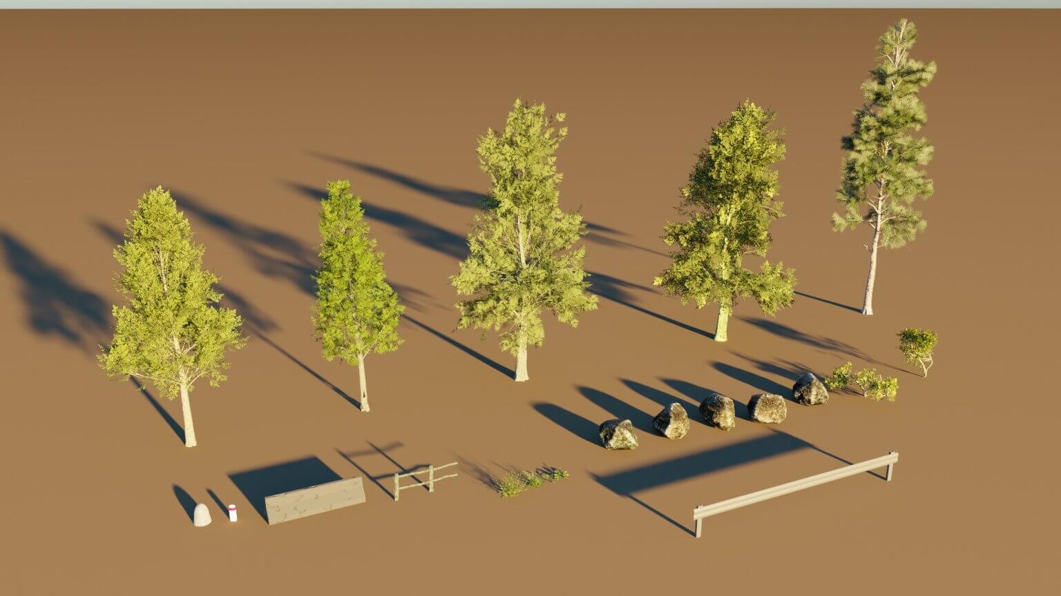 Roads and Paths - 3D Model by raffyraffy