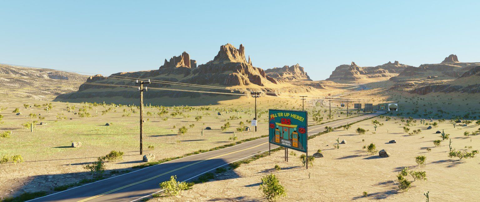 Route 66 - 3D Model by raffyraffy