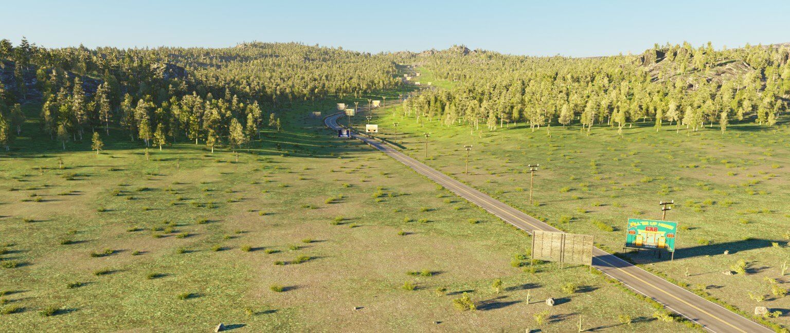 Route 66 - 3D Model by raffyraffy