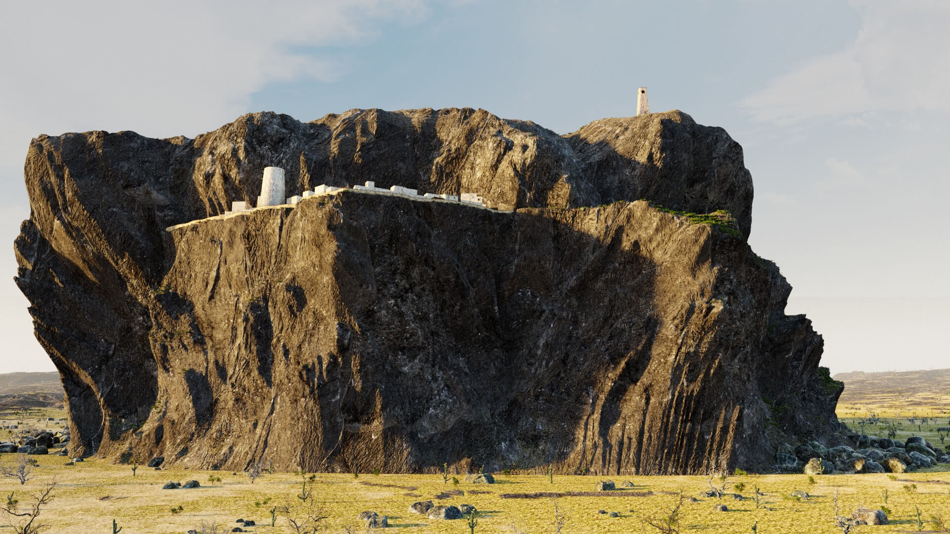 The Headland -Desert 3D Model by raffyraffy
