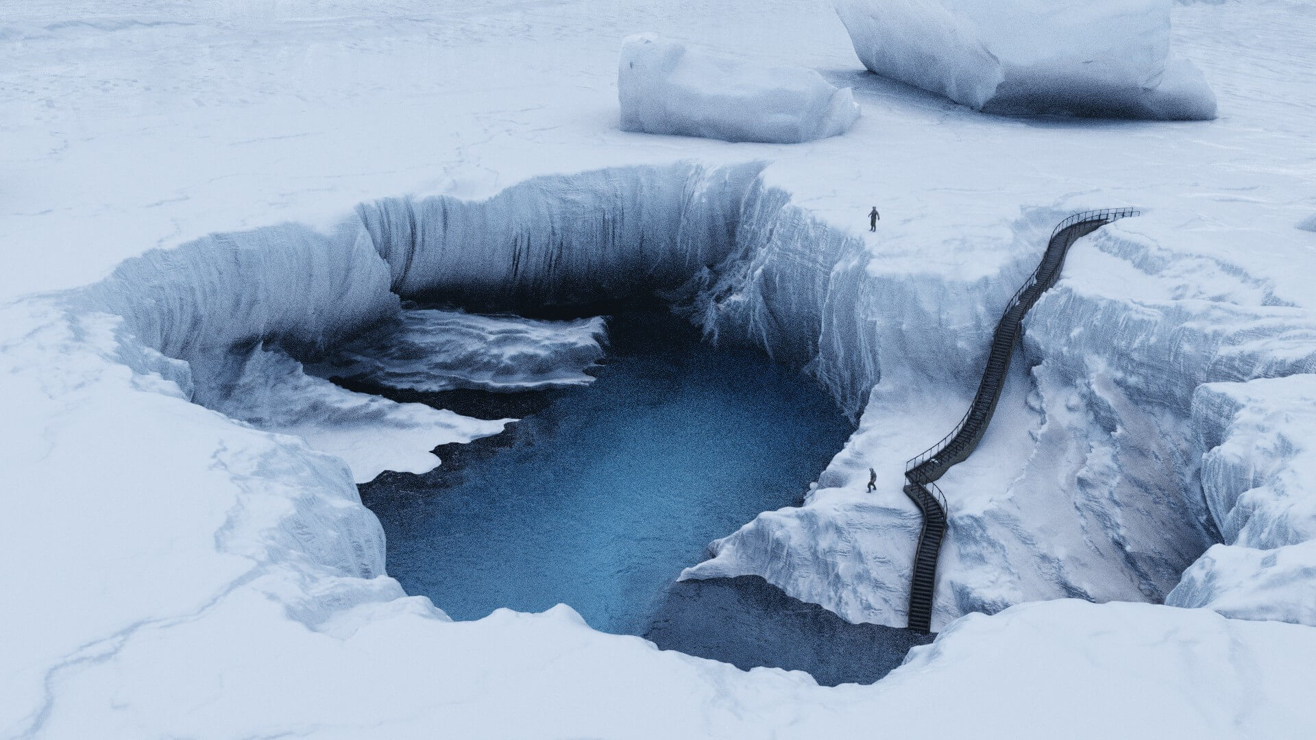 The Pool in The Well -Arctic 3D Model by raffyraffy