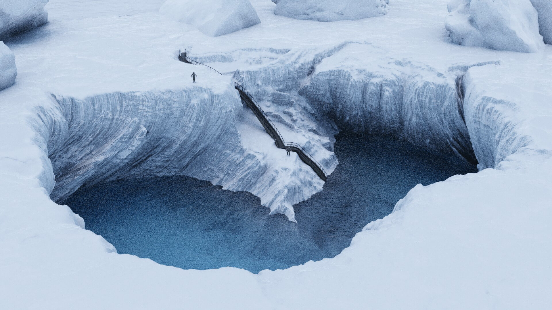 The Pool in The Well -Arctic 3D Model by raffyraffy