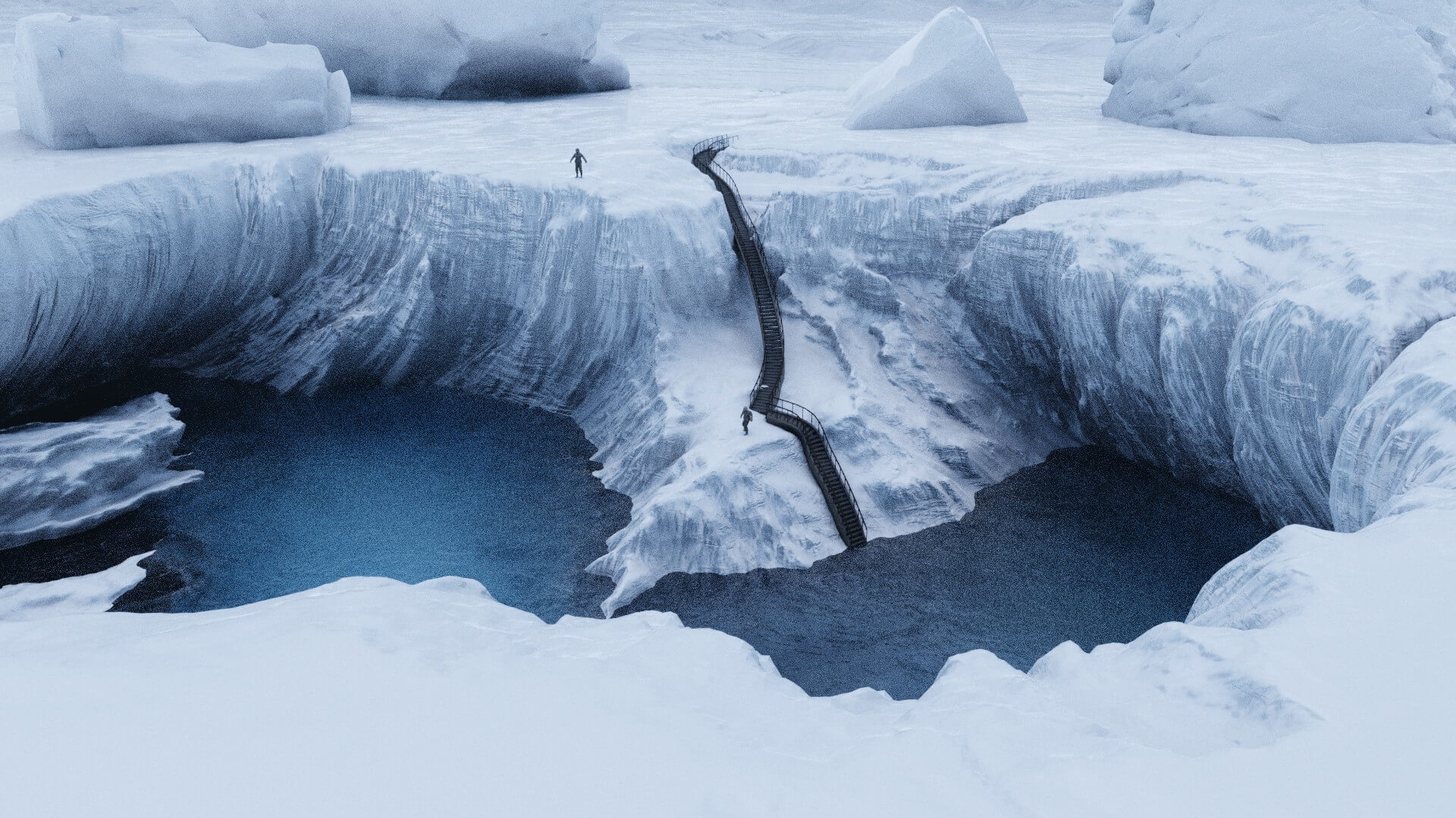 The Pool in The Well -Arctic 3D Model by raffyraffy