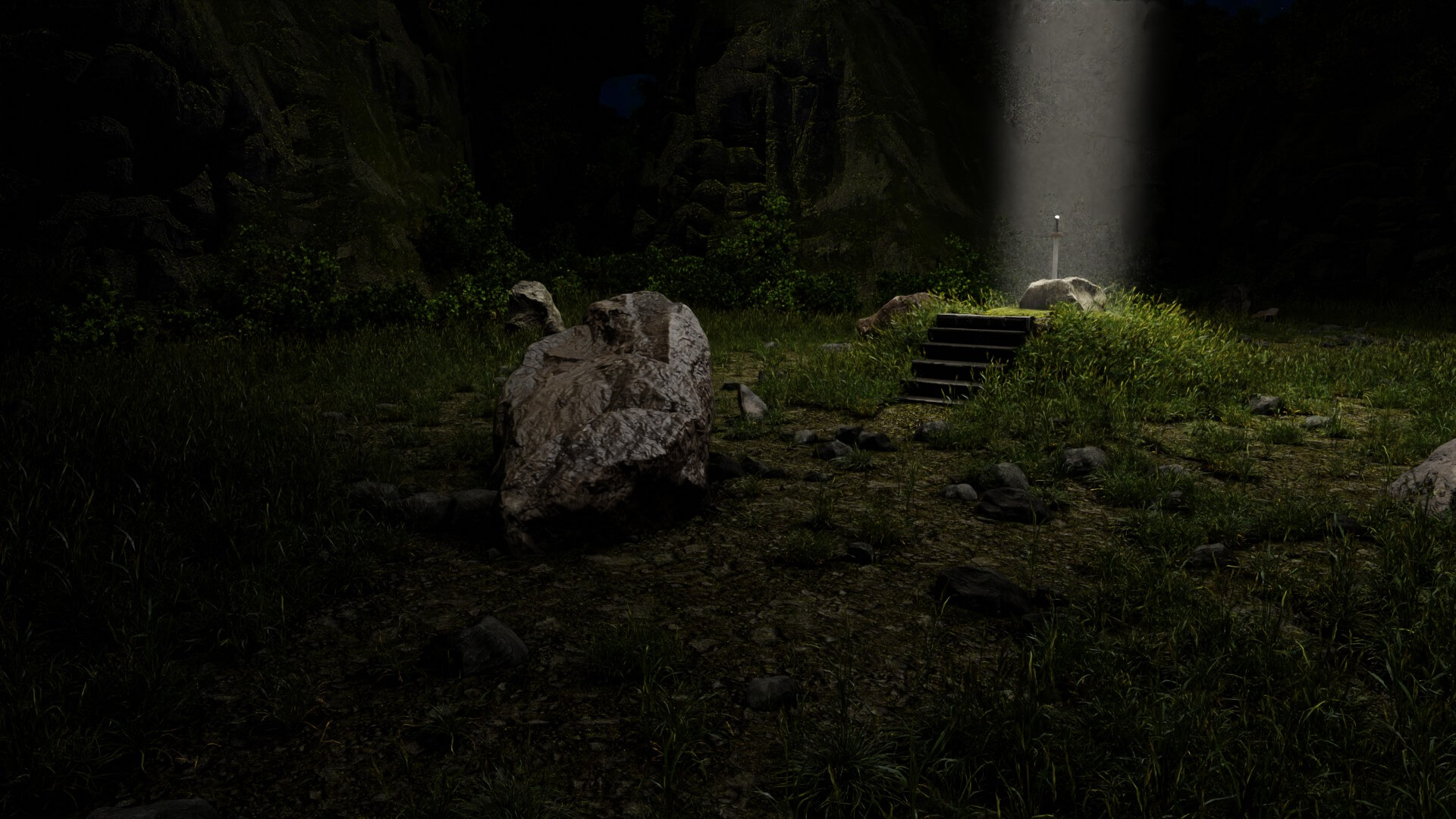 The Sword in The Stone - 3D Model by raffyraffy